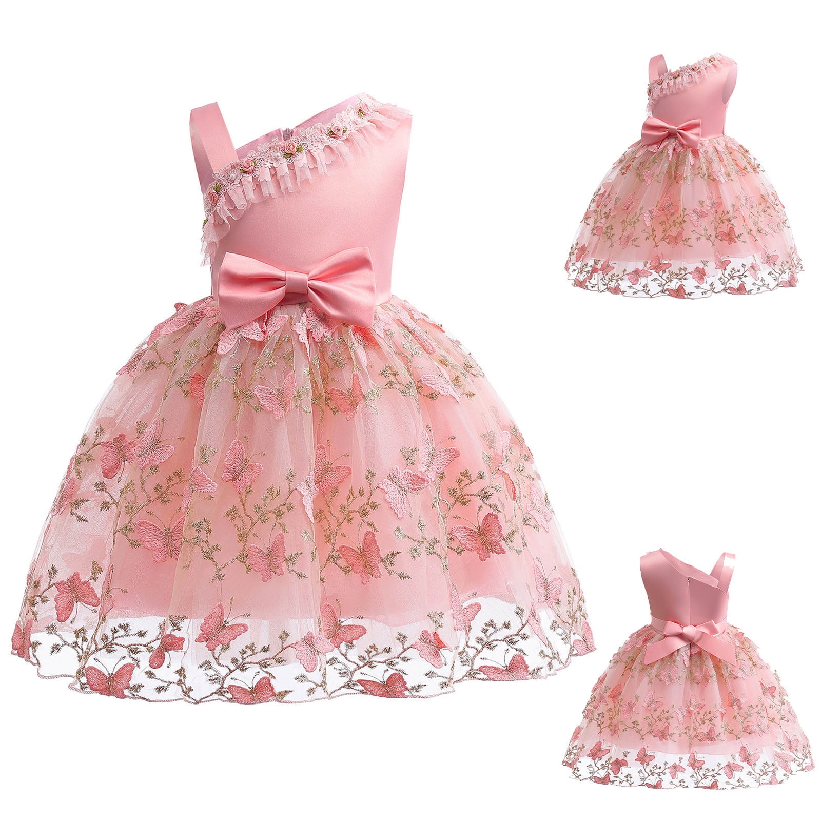 Elainilye Fashion Dresses for Girls Flower Girls Wedding Dress Tulle ...