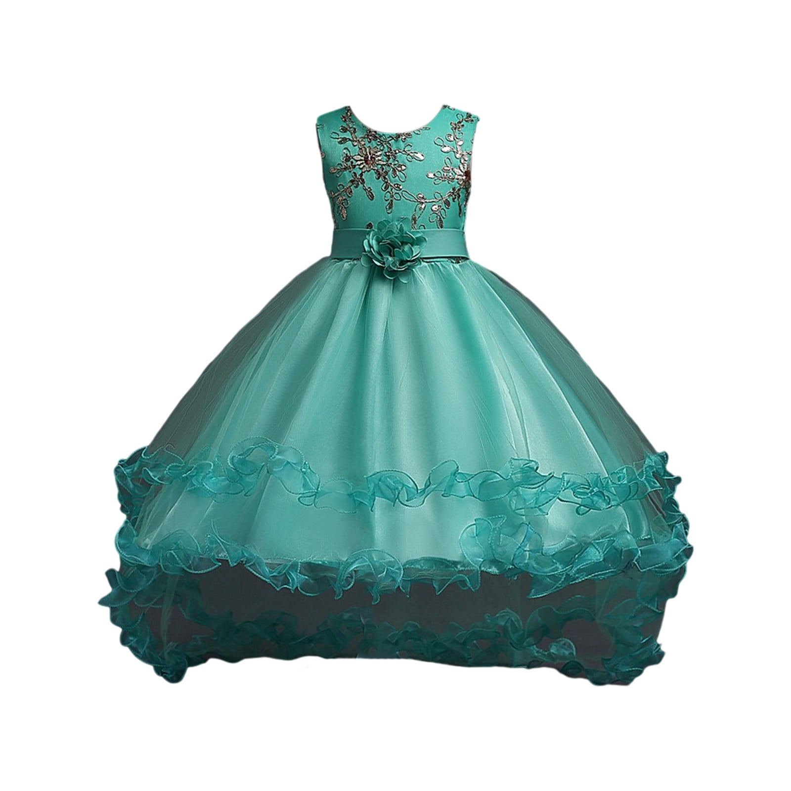 Elainilye Fashion Flower Girl Dress Girl's Fancy Ball Gown Puffy Little ...