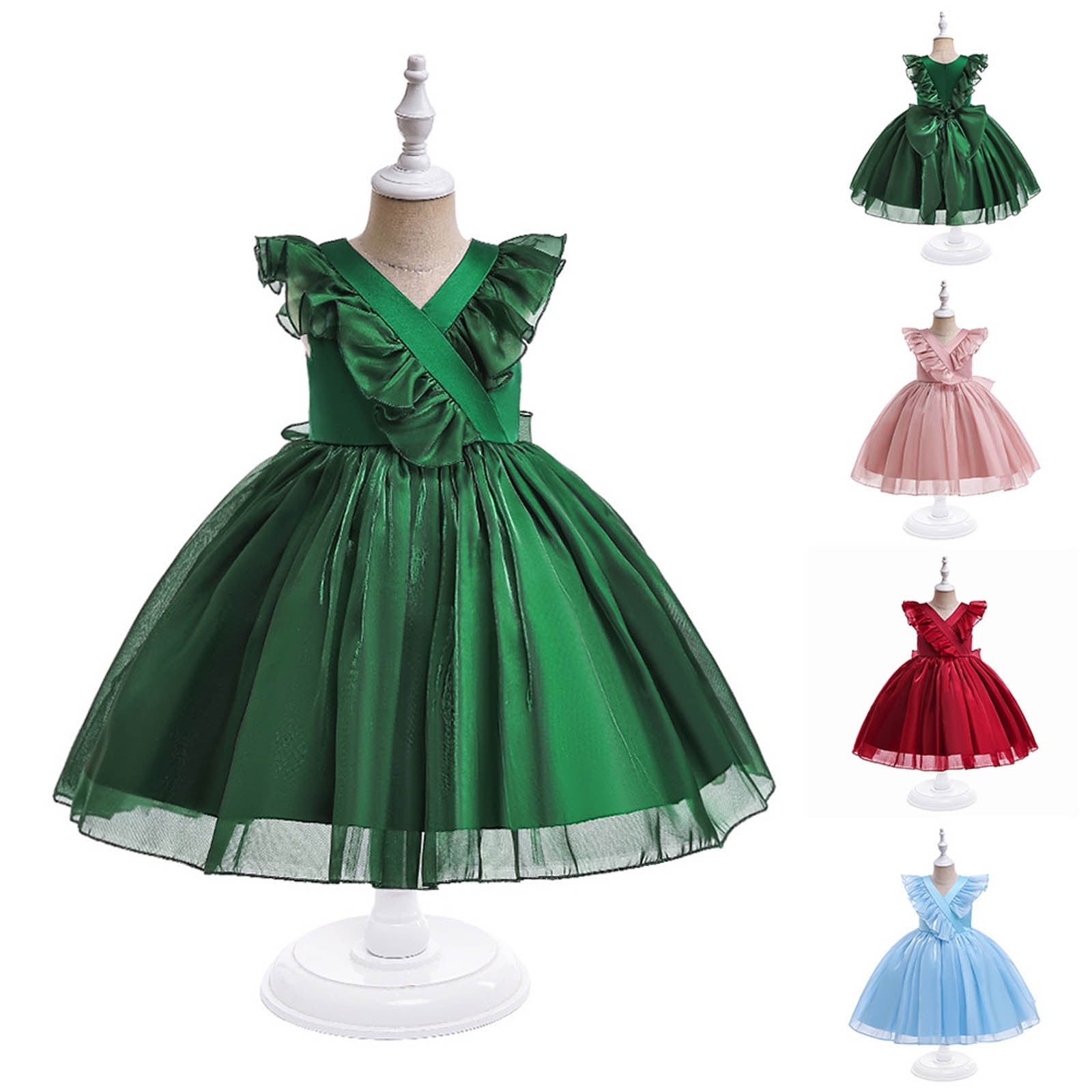 Elainilye Fashion Flower Girl Dresses Tulle Dress Princess Pageant ...