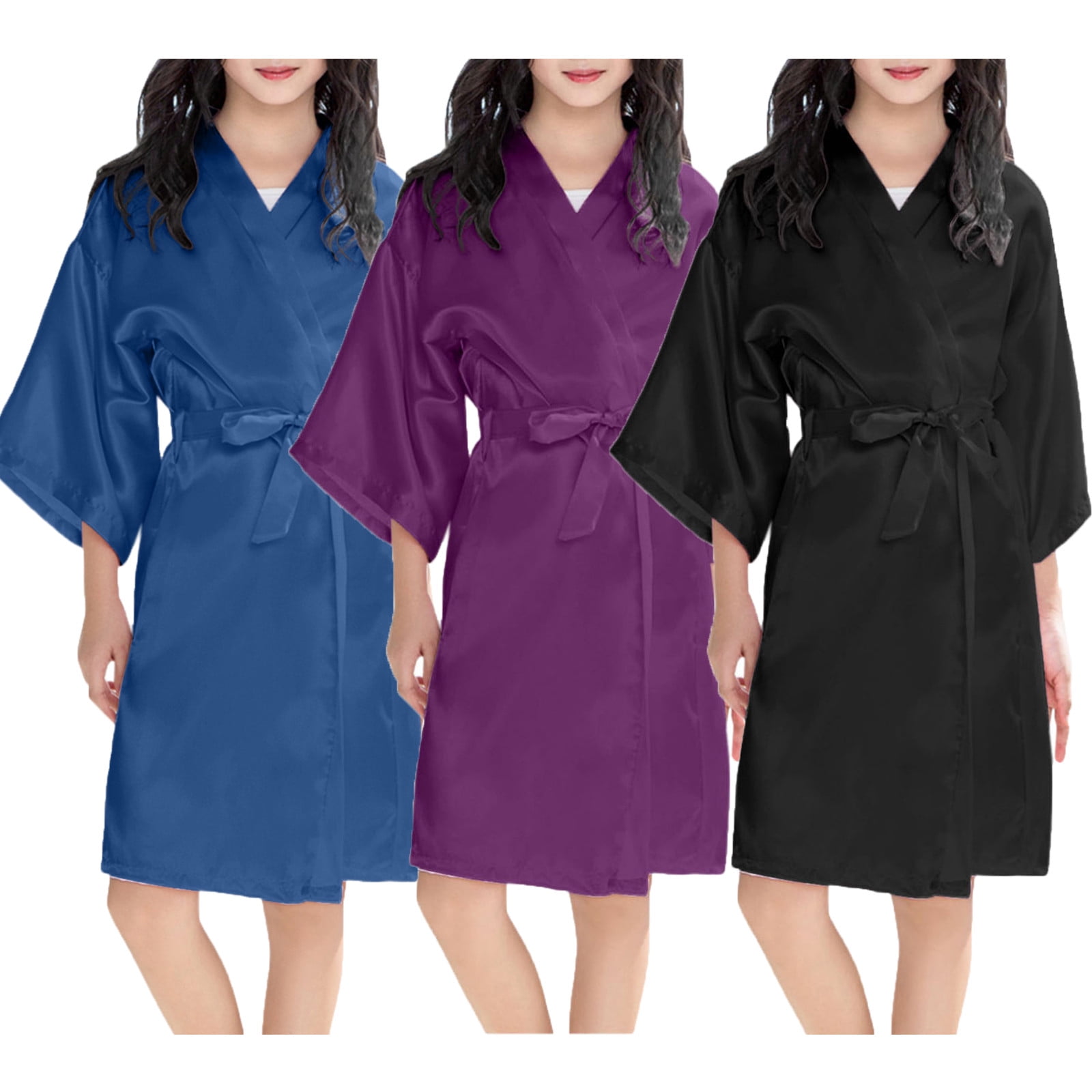 Elainilye Fashion Kids Boys Girls Robe Summer Print Kimono Robes ...