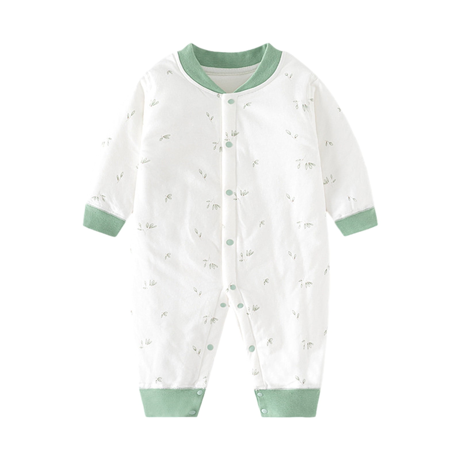 Elainilye Fashion Newborn Baby Girl Clothes Quilted JumpsuitWarm ...