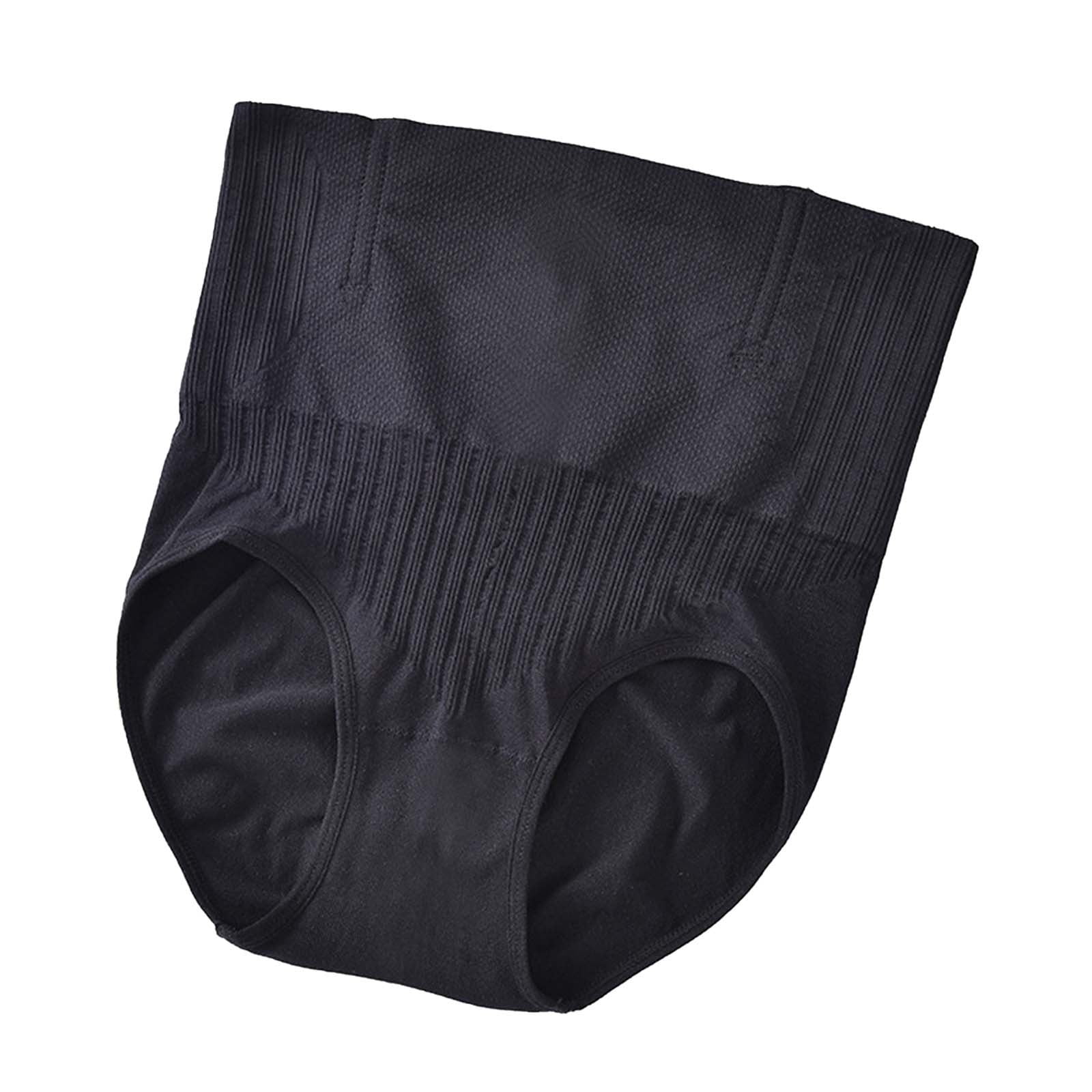 Elainilye Fashion Panties for Women Solid Color Plus Size High Waist ...