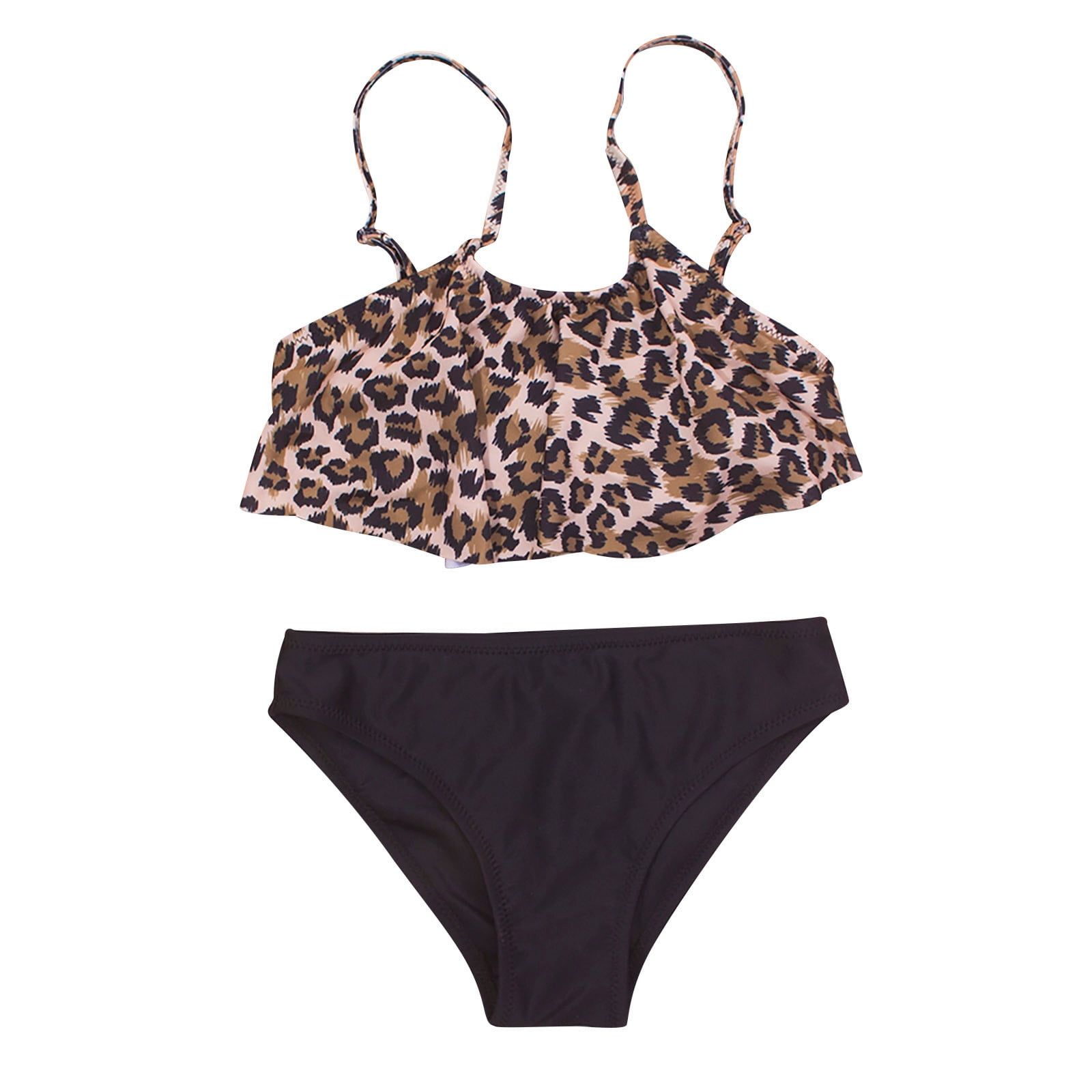 Elainilye Fashion Toddler Girls Bathing Suits Swimsuit Sling Leopard ...