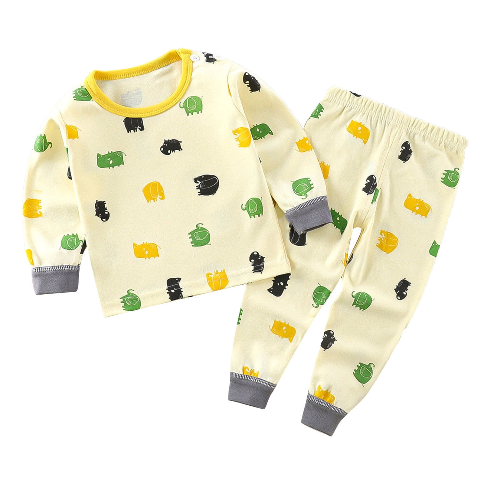 Elainilye Fashion Toddler Outfits Boys Girls Pajamas Set Loungewear ...