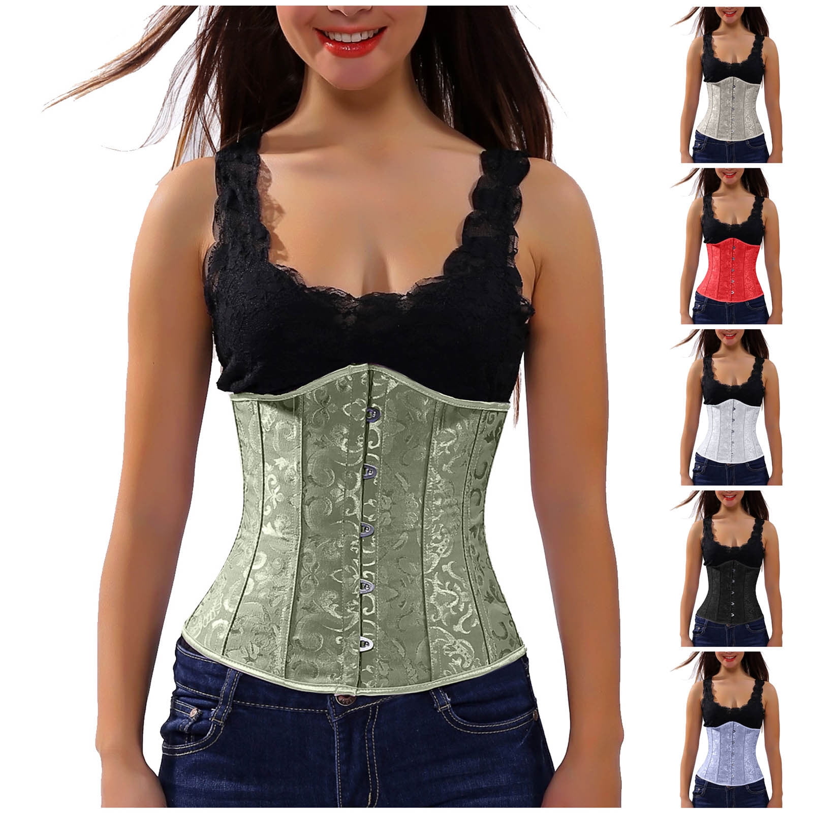 Elainilye Fashion Waist Cincher Shapewear Waist Trainer Underbust ...