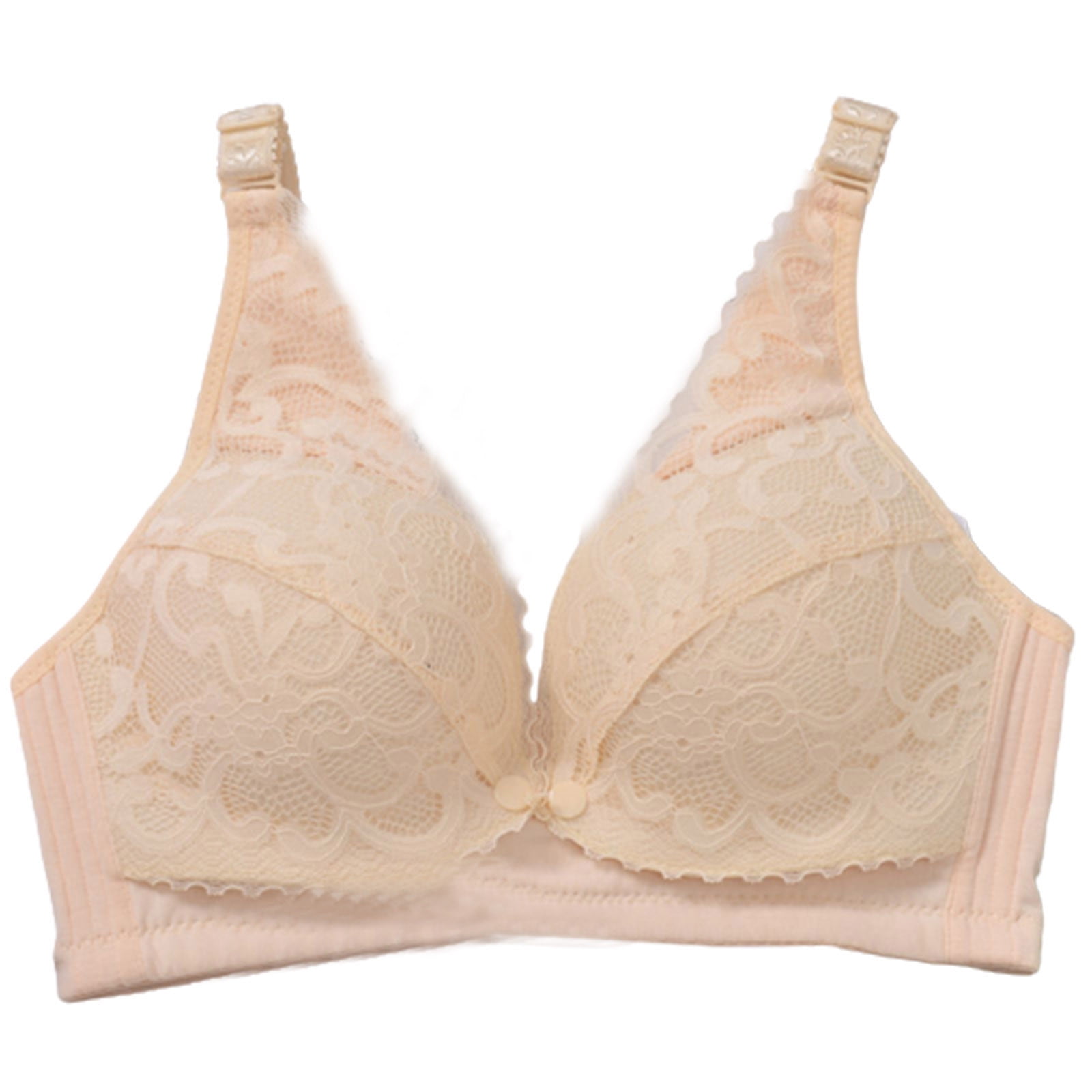 Elainilye Fashion Women Bra Comfortable Lace Wire Free Bra Adjustable ...