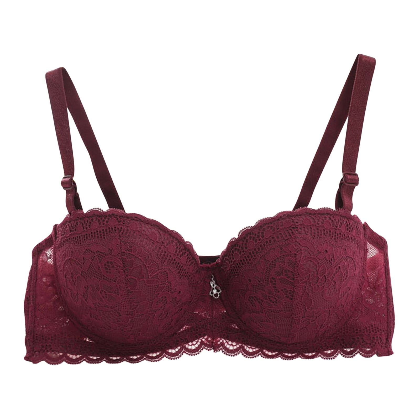 Elainilye Fashion Women Bra Lace Push Up Bra Gathered Shaping Cup ...