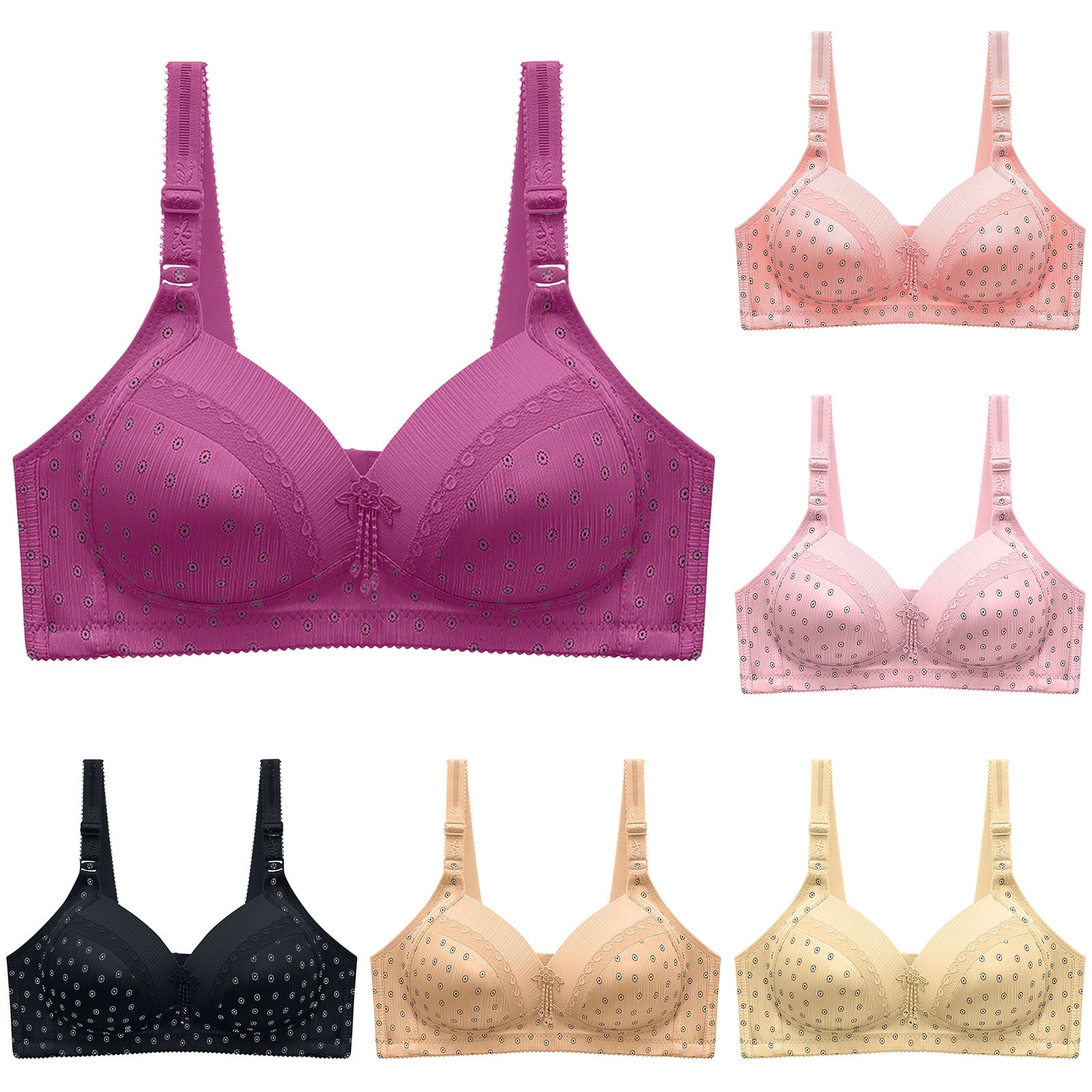 Elainilye Fashion Women Bras Wireless Plus Size Bras Thin Collection Of ...