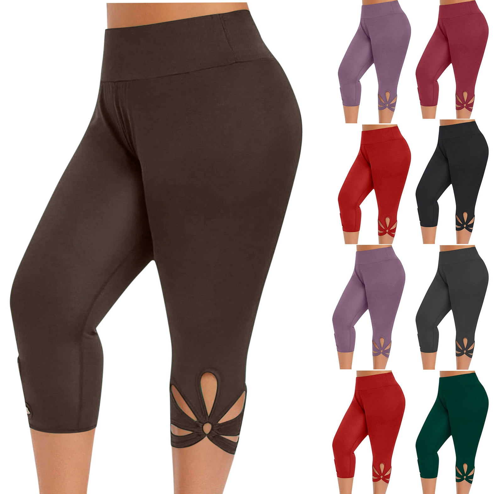 Elainilye Fashion Womens Leggings Comfortable Baggy Workout Pants Yoga