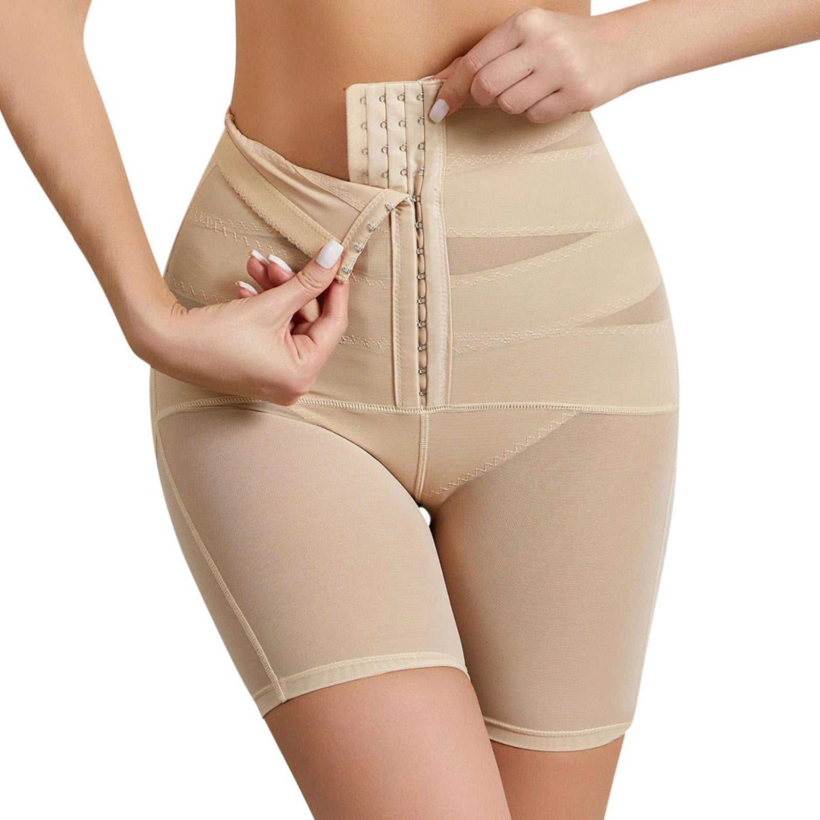 Elainilye Fashion Women's Shapewear Tummy Control High Waist Tight Belly Pants for Postpartum ...