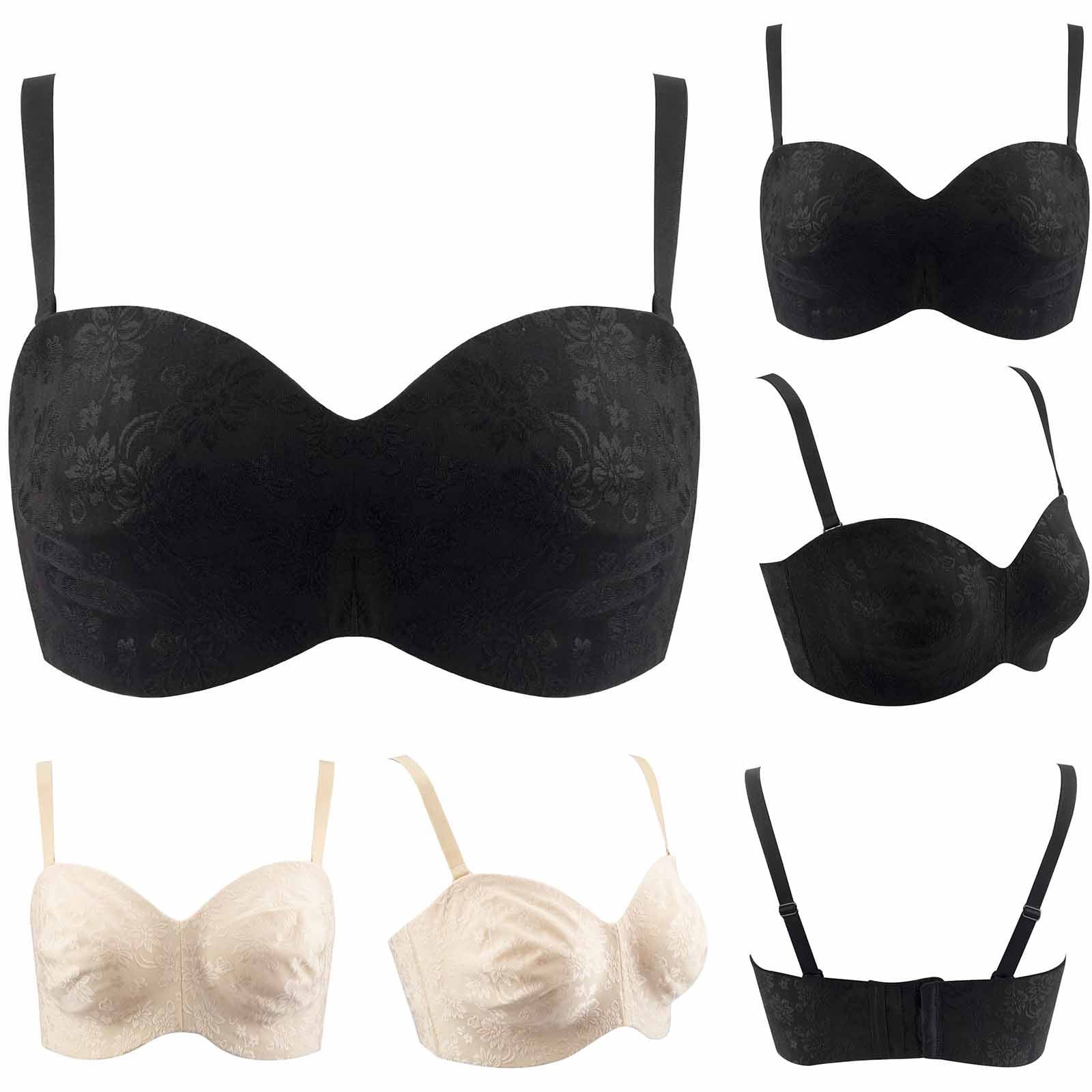 Elainilye Fashion Womens Bras Underwire Oversized and Ultra-thin ...