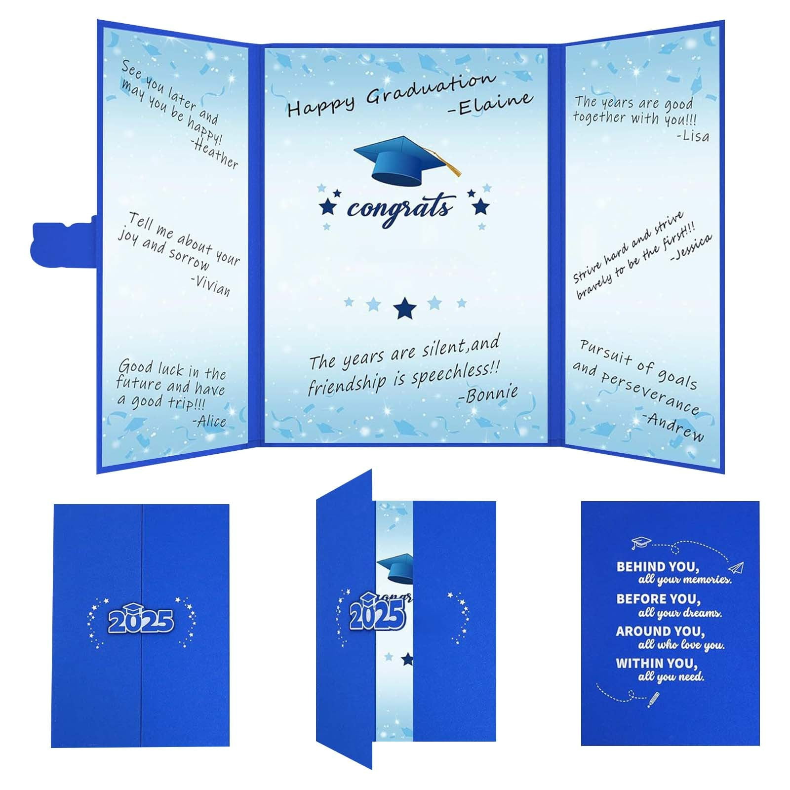 Elainilye Graduation Guest Book, Graduation Signature Book for 2025 ...