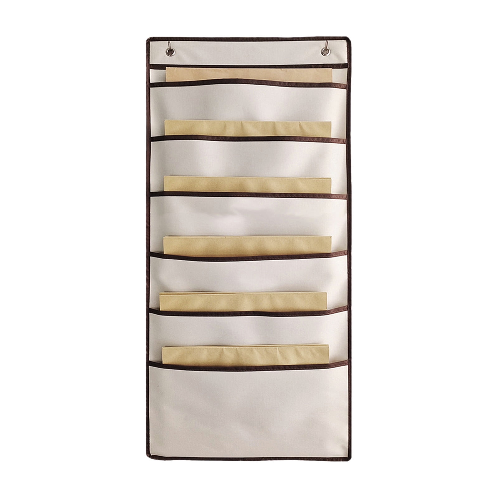 Elainilye Hanging Organizer, 6-Pocket Wall File Chart Holder with Hooks ...