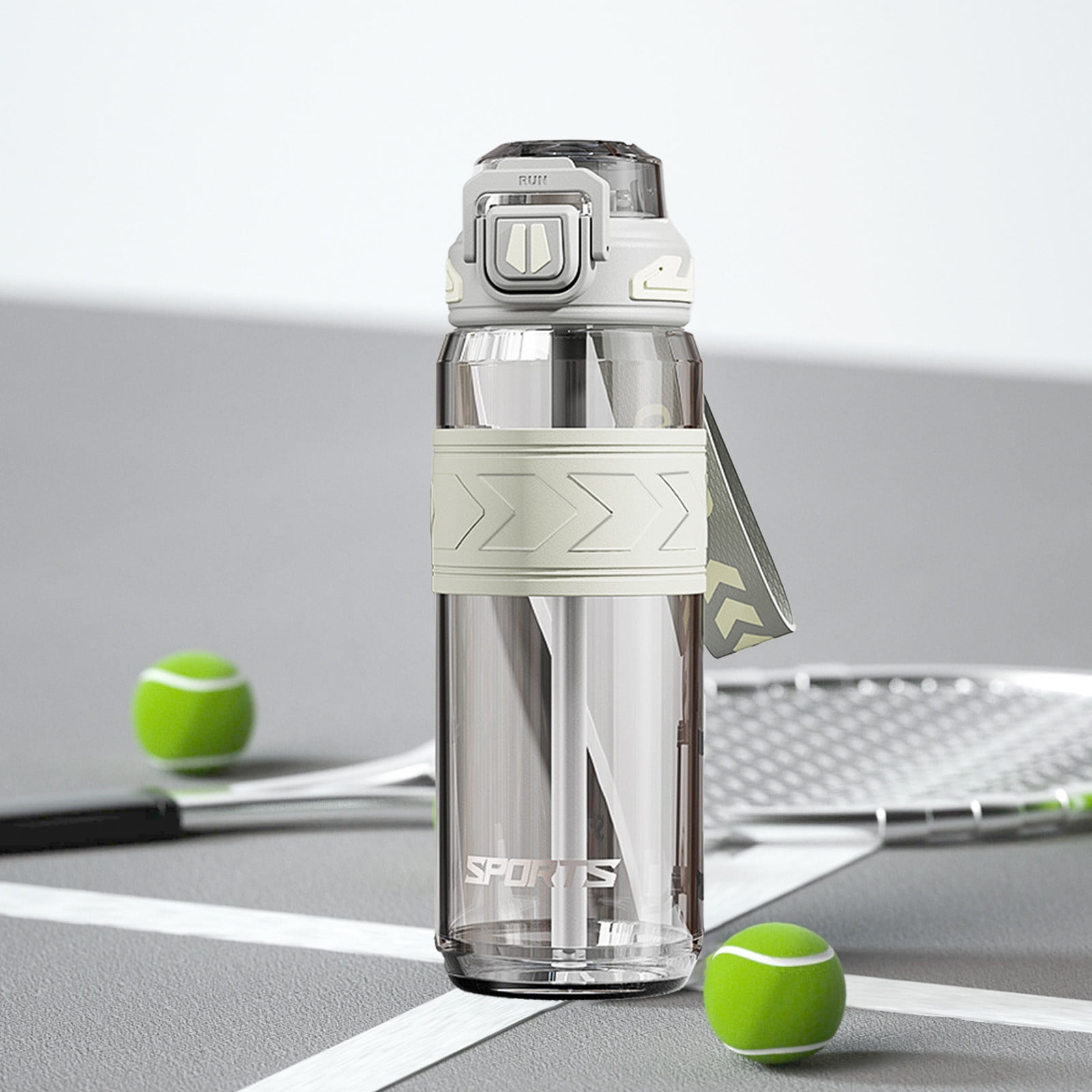 Elainilye Insulated Sports Water Bottle with Quick-Release Straw ...