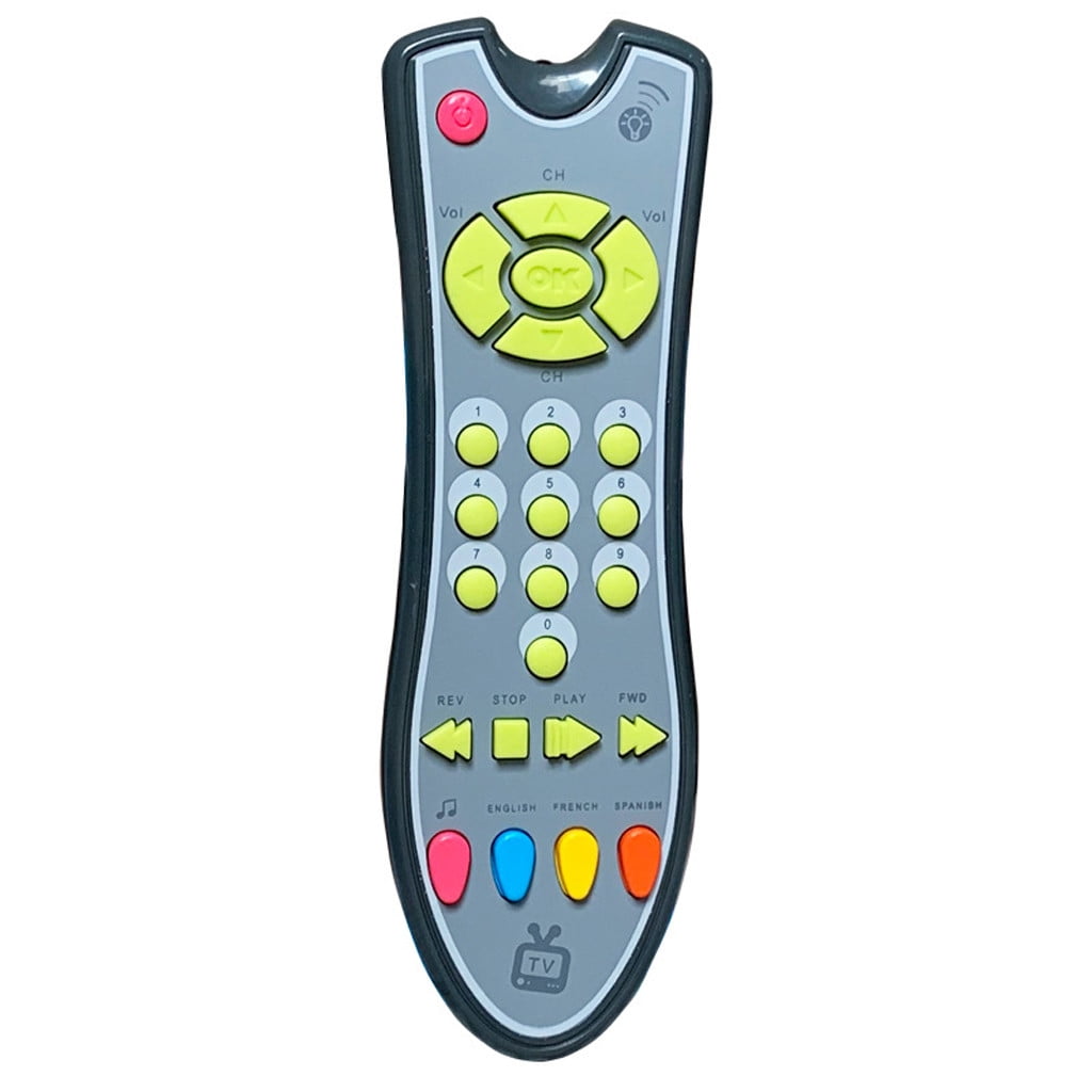 Gallickan Kids Musical TV Remote Control Toy with Light and Sound Early ...