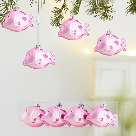 Elainilye Mackerel Ball Christmas Ornament Sparkling Decor for Tree ...