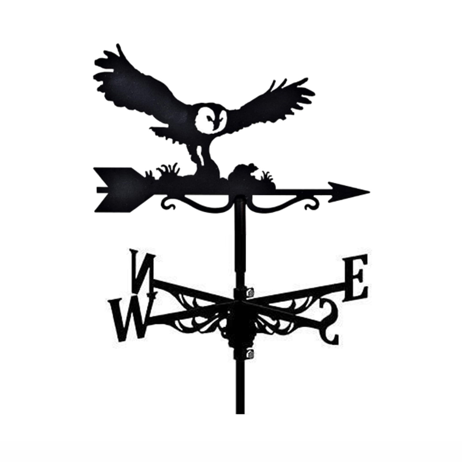Elainilye Metal Weather Vane, Iron Wind Direction Indicator, Roof Mount ...