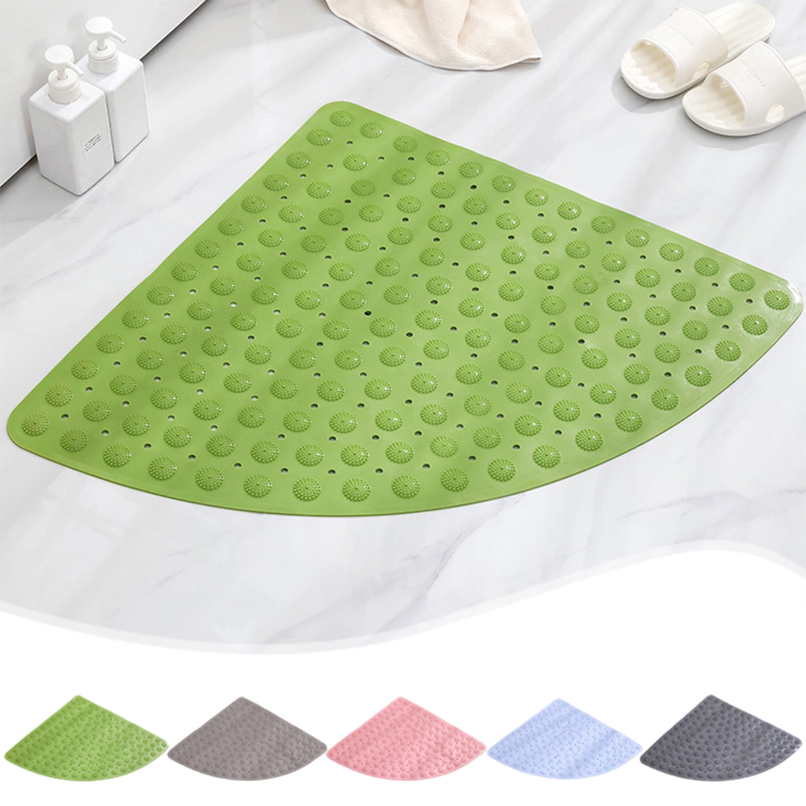 Elainilye Non-Slip Bath Mat, Massage Texture Pad, Quick Dry Shower ...