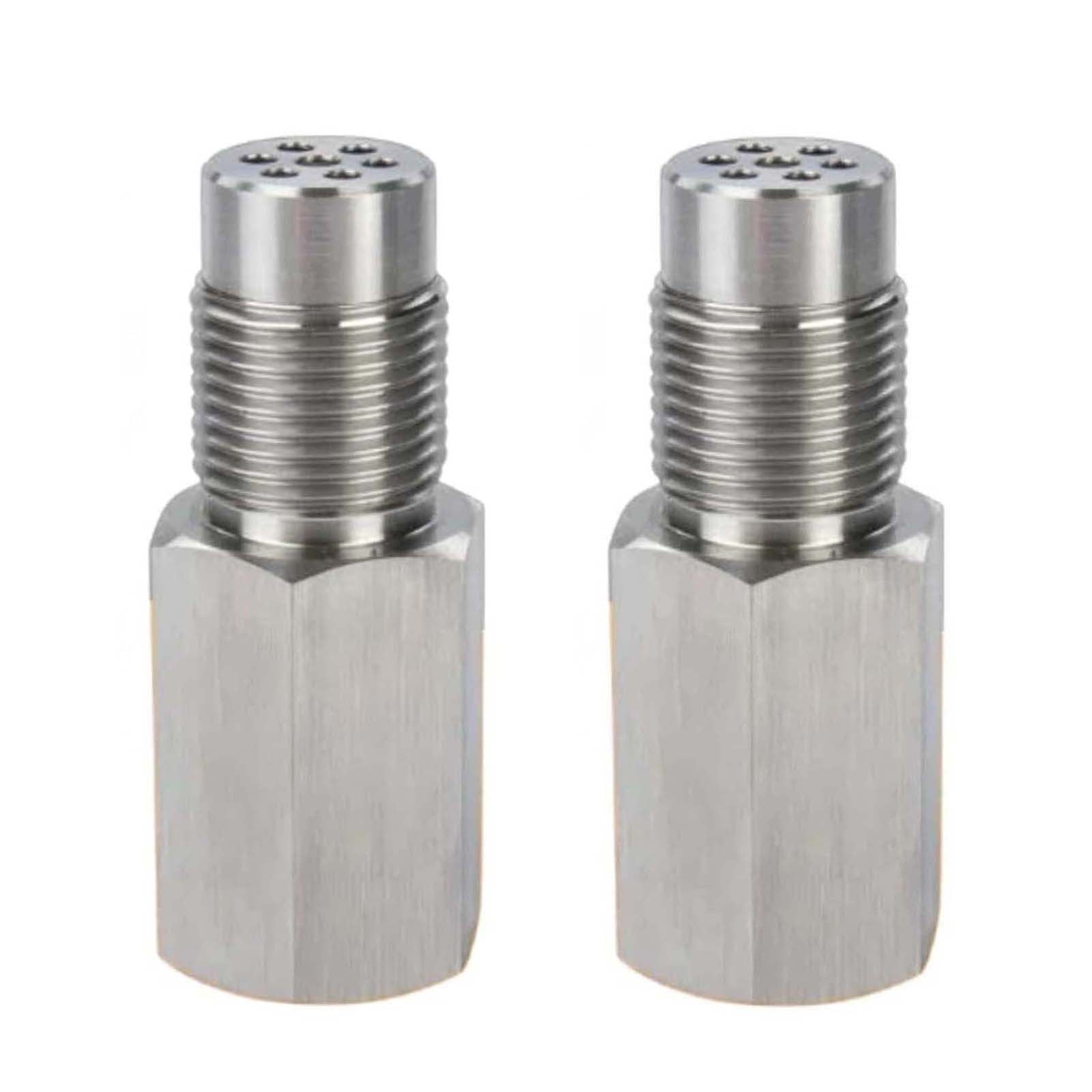 Elainilye Pipe Adapter, 2-Pack M18x1.5 Threaded Stainless Steel ...