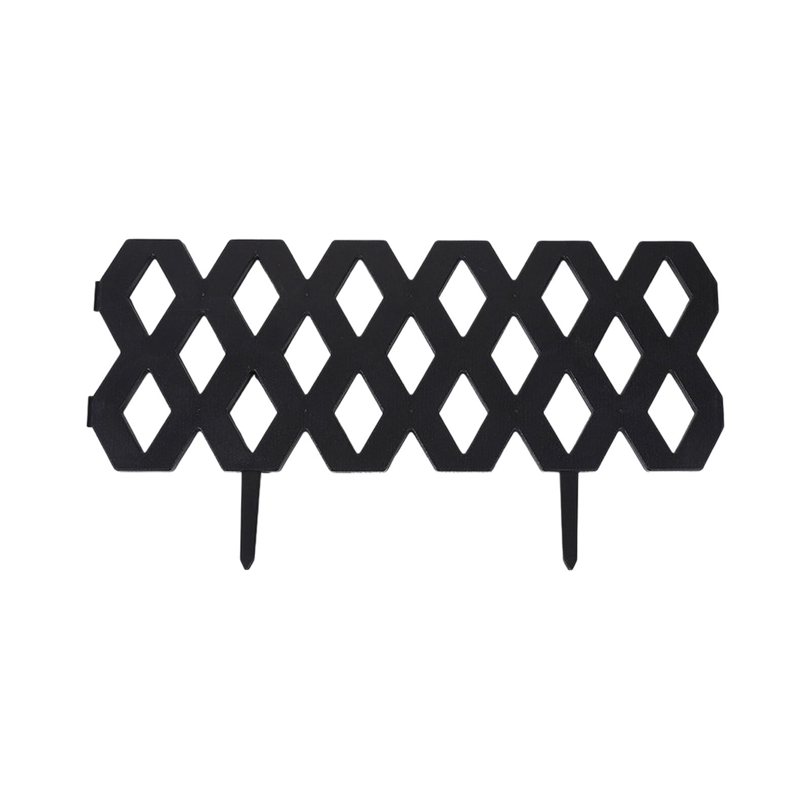 Elainilye Plastic Garden Border Fence, White Picket Style Lawn Edging ...