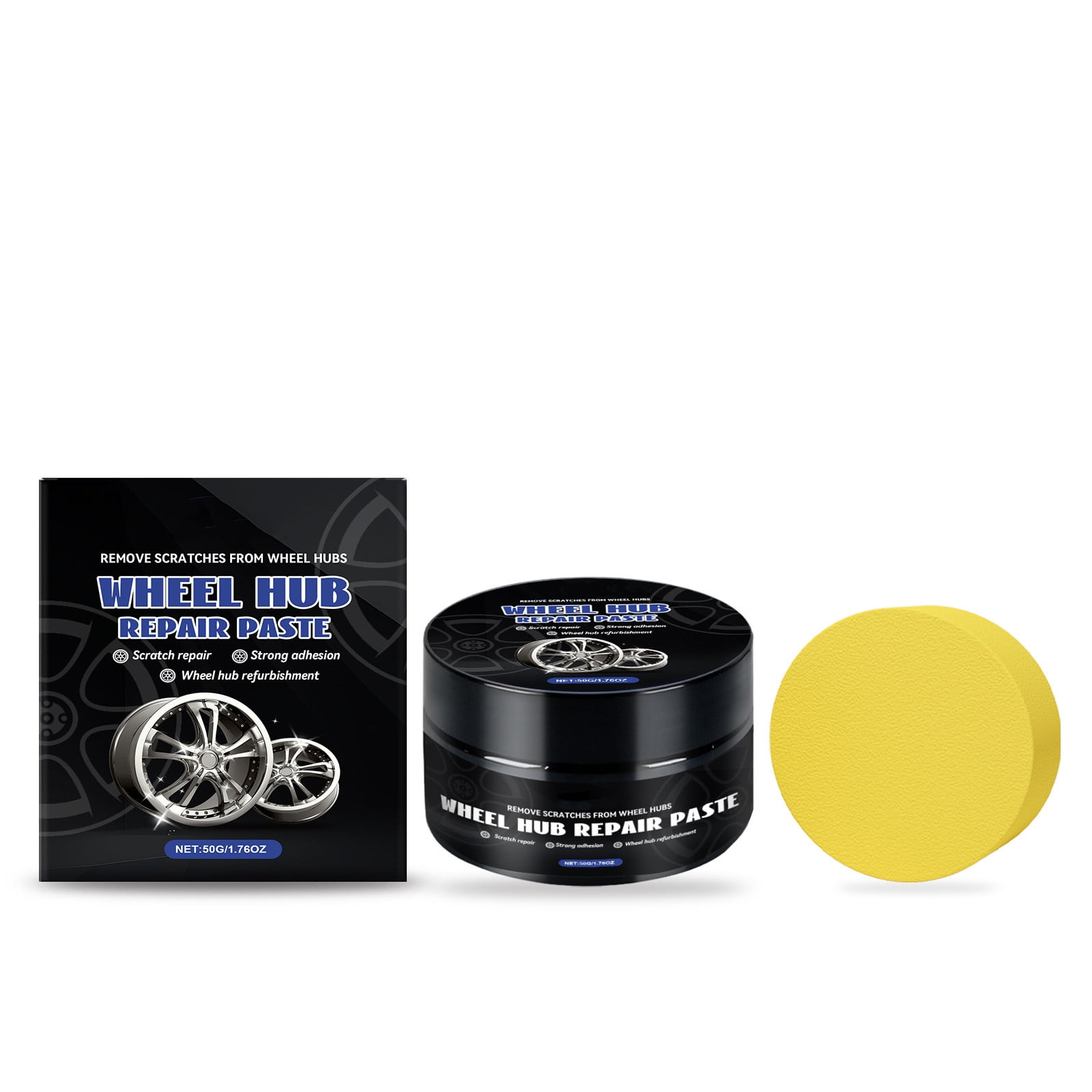 Elainilye Professional Wheel Scratch Repair Kit, Alloy Wheel Care Cream ...