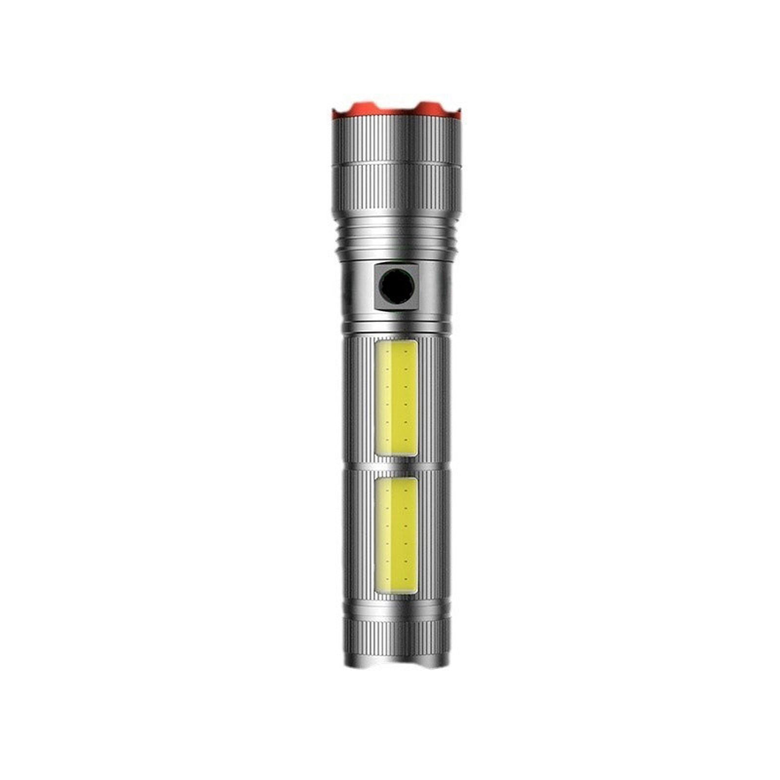 Elainilye Rechargeable Long Range LED Flashlight, High Brightness ...