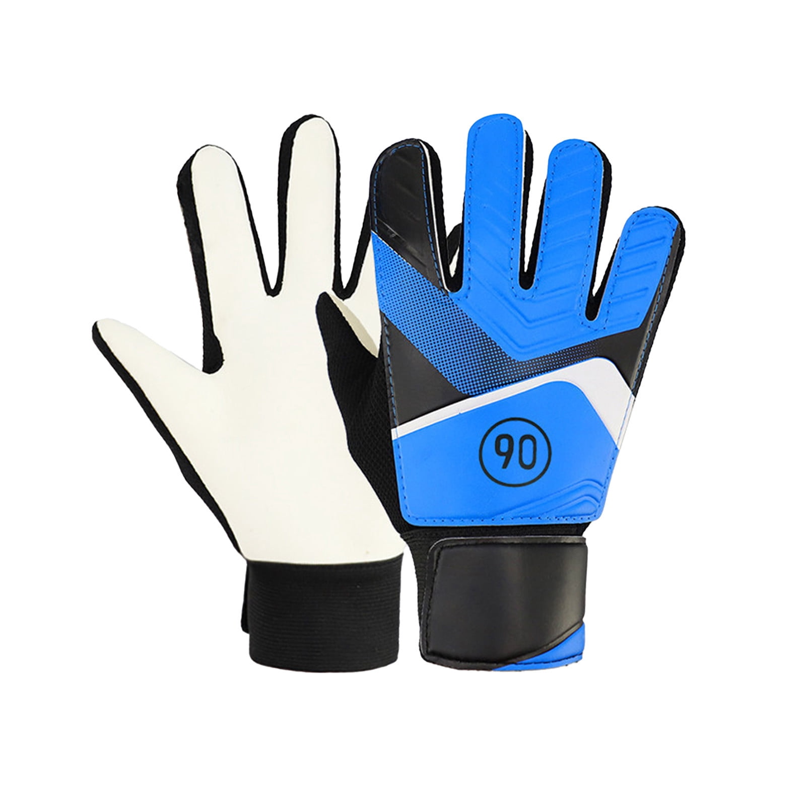 Elainilye Soccer Gloves, Kids Goalkeeper Protective Gear Rubber Palms ...