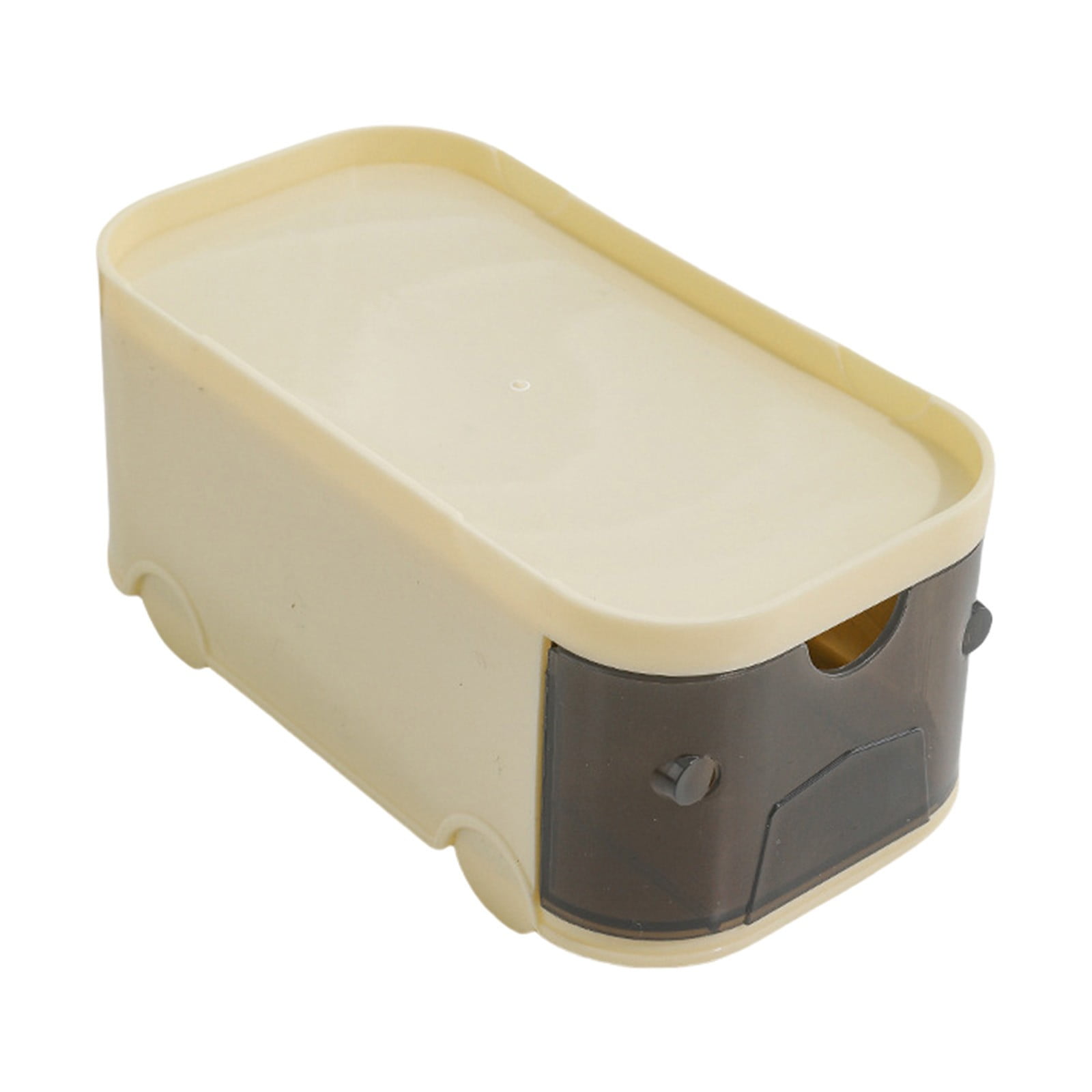 Elainilye Stackable Clear Drawer Desktop Organizer, Multi Compartment ...