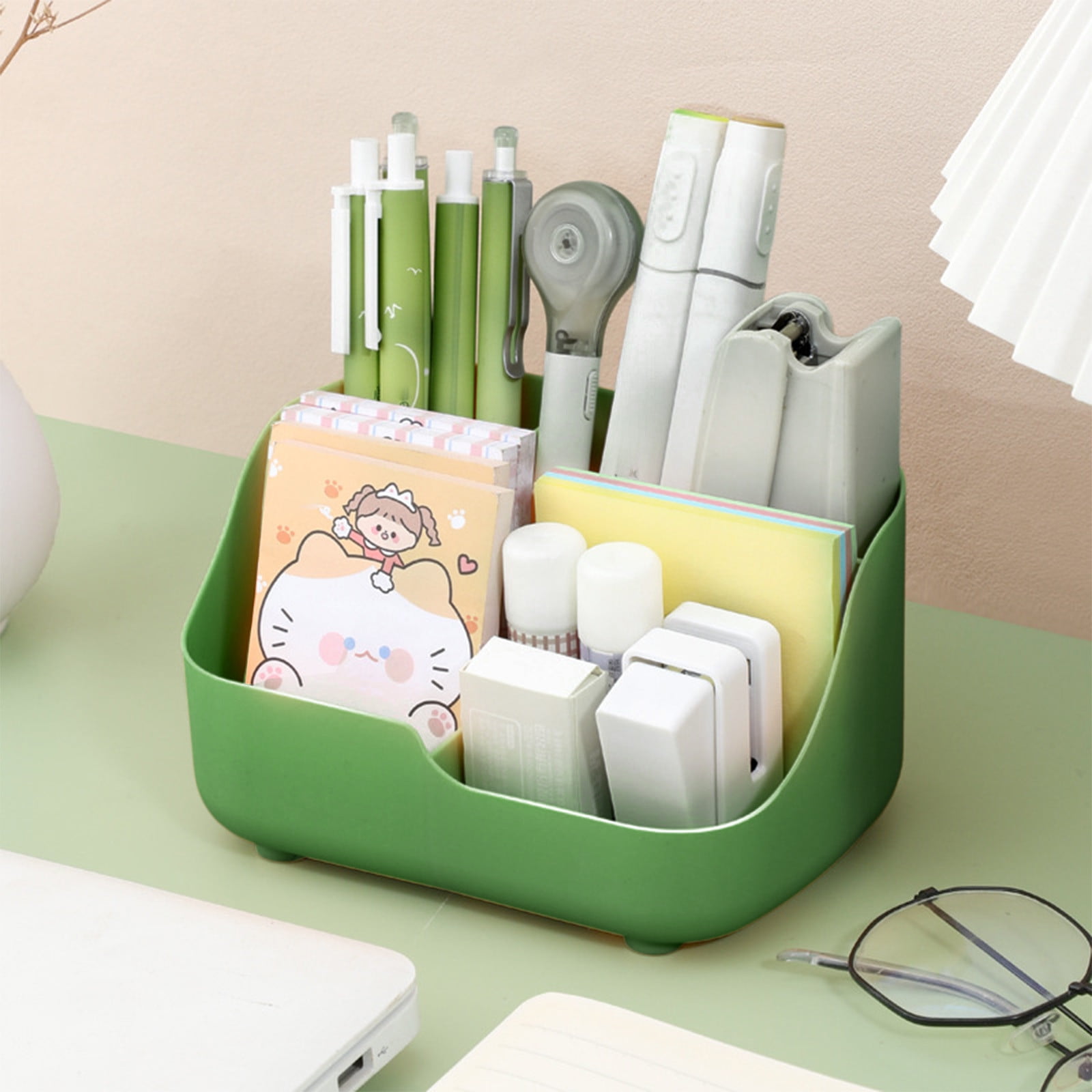 Elainilye Stackable Desktop Caddy with Slide-Out Drawers, Multi-Purpose ...