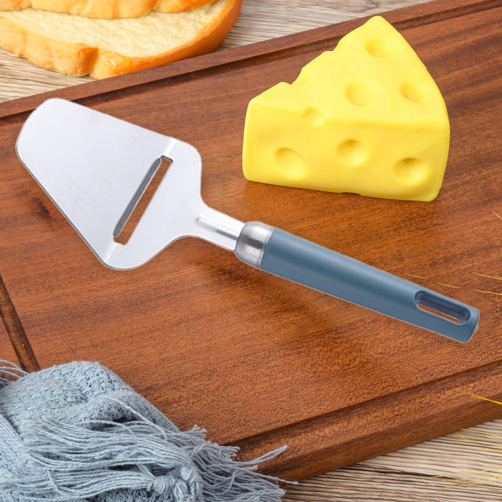 Elainilye Stainless Steel Cheese Slicer, Cheese Knife Heavy Duty Cheese ...