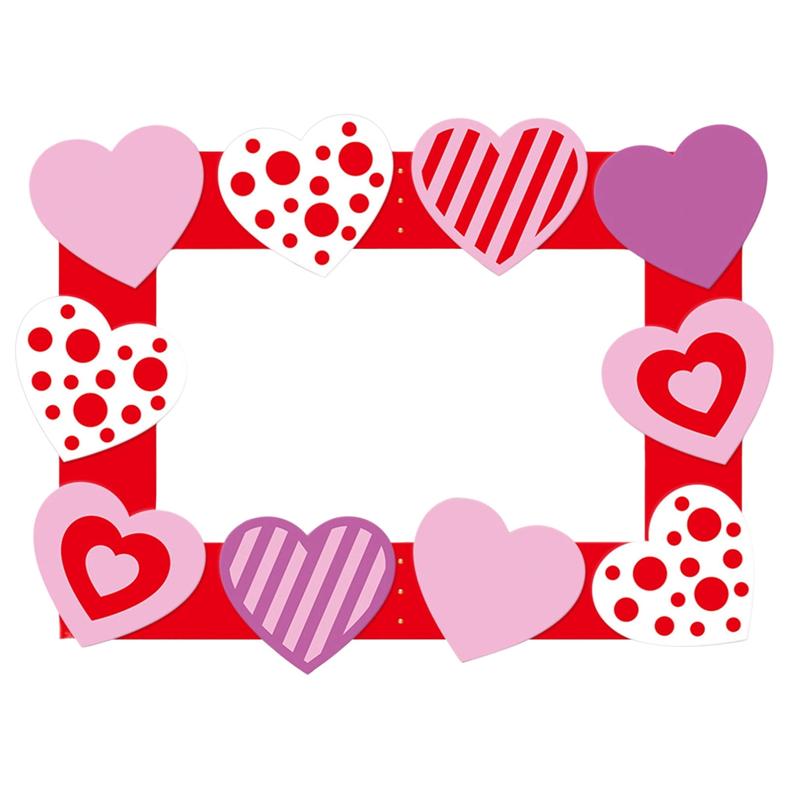 Elainilye Valentine's Day Couple Heart Photo Prop Frame for Romantic ...