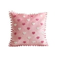 Elainilye Valentine's Day Heart Embroidered Pillowcase, Decorative ...