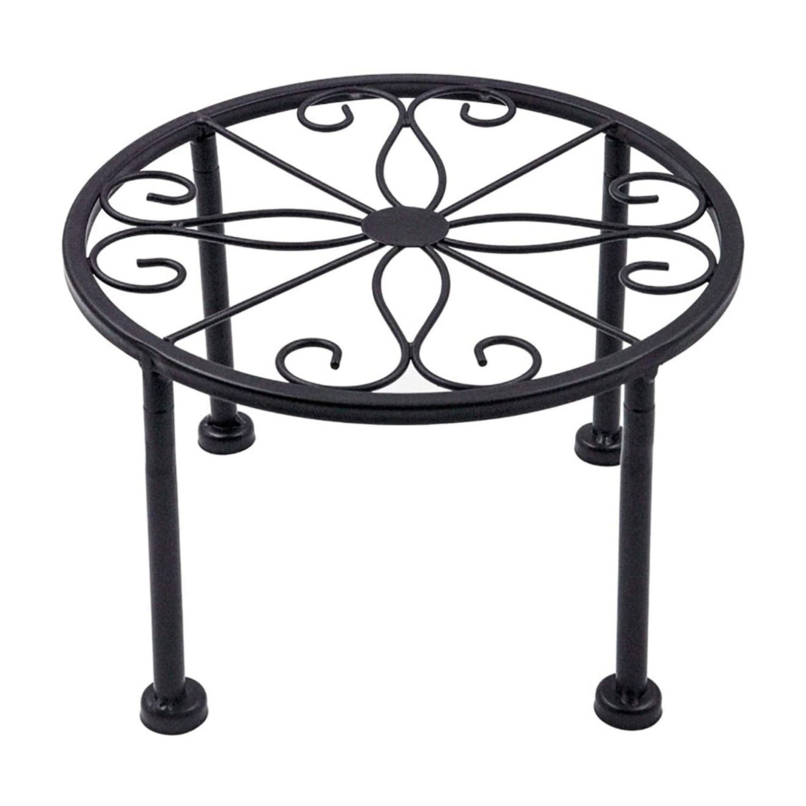 Elainilye Wrought Iron Small Flower Stand, Tiered Desktop Floor Plant ...