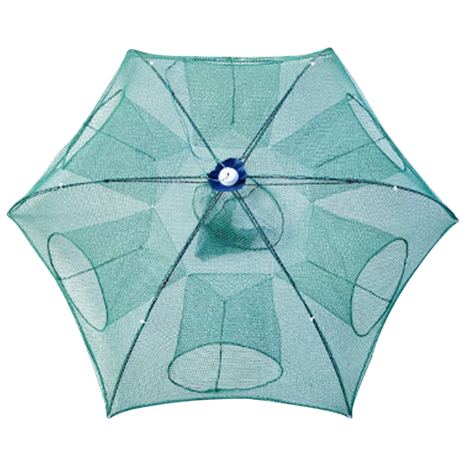 ElainilyeFoldable Shrimp Trap, Umbrella Crab Cage, Collapsible Fishing ...