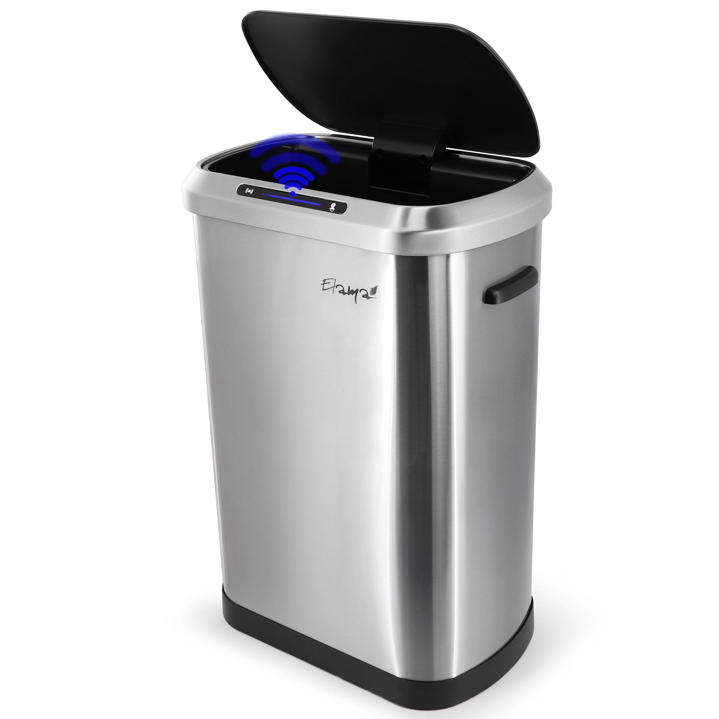 Elama 13 Gallon Automatic Sensor Hands Free Trash Can - Walmart.com