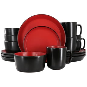 Red Dinnerware Sets for Stylish Dining Home Kitchen & Dining