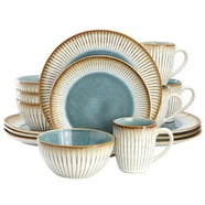 Yellowstone Kayce 12-Piece Reactive Ceramic Dinnerware Set - Walmart.com