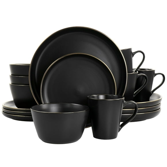 Black Gold Dinnerware Sets