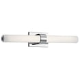 Elan Lighting - Izza - 25.25 Inch 1 LED Linear Bath Vanity-Chrome ...