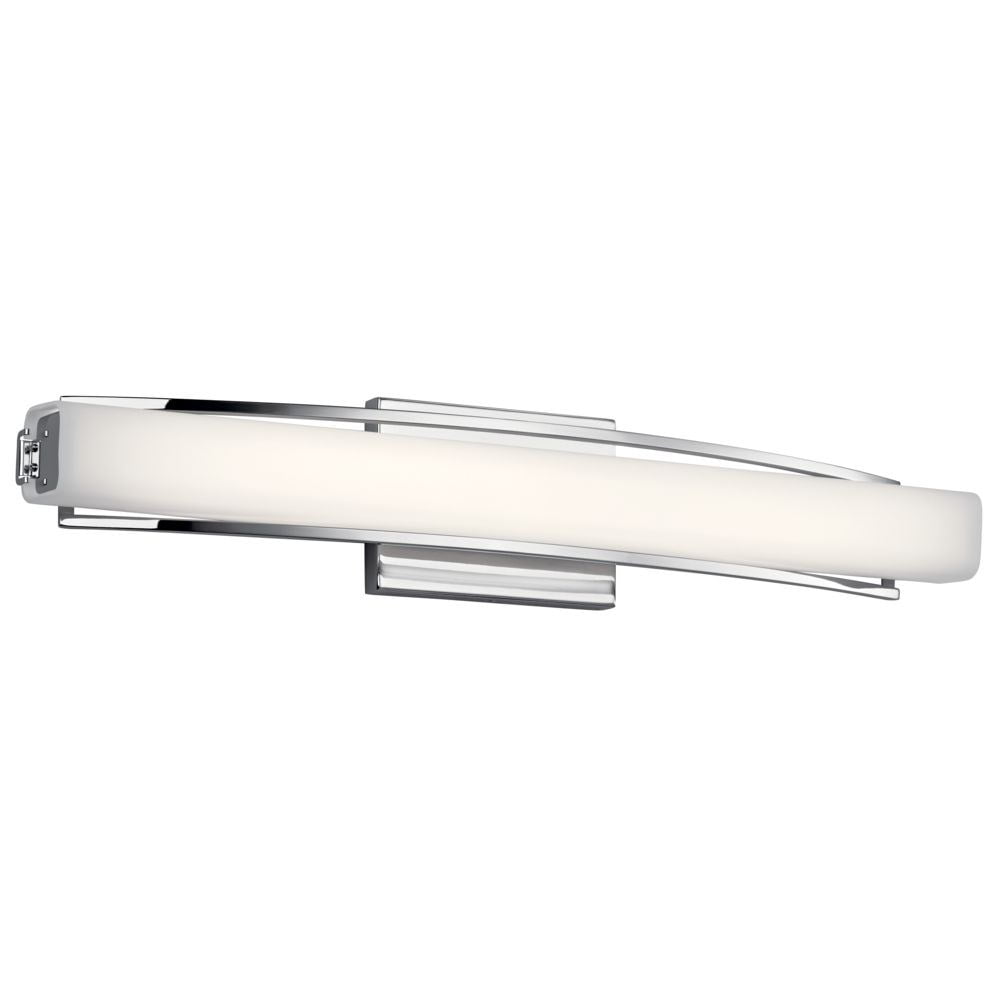Elan Lighting - Perov - 13.25 Inch 1 LED Linear Bath Vanity-Chrome ...