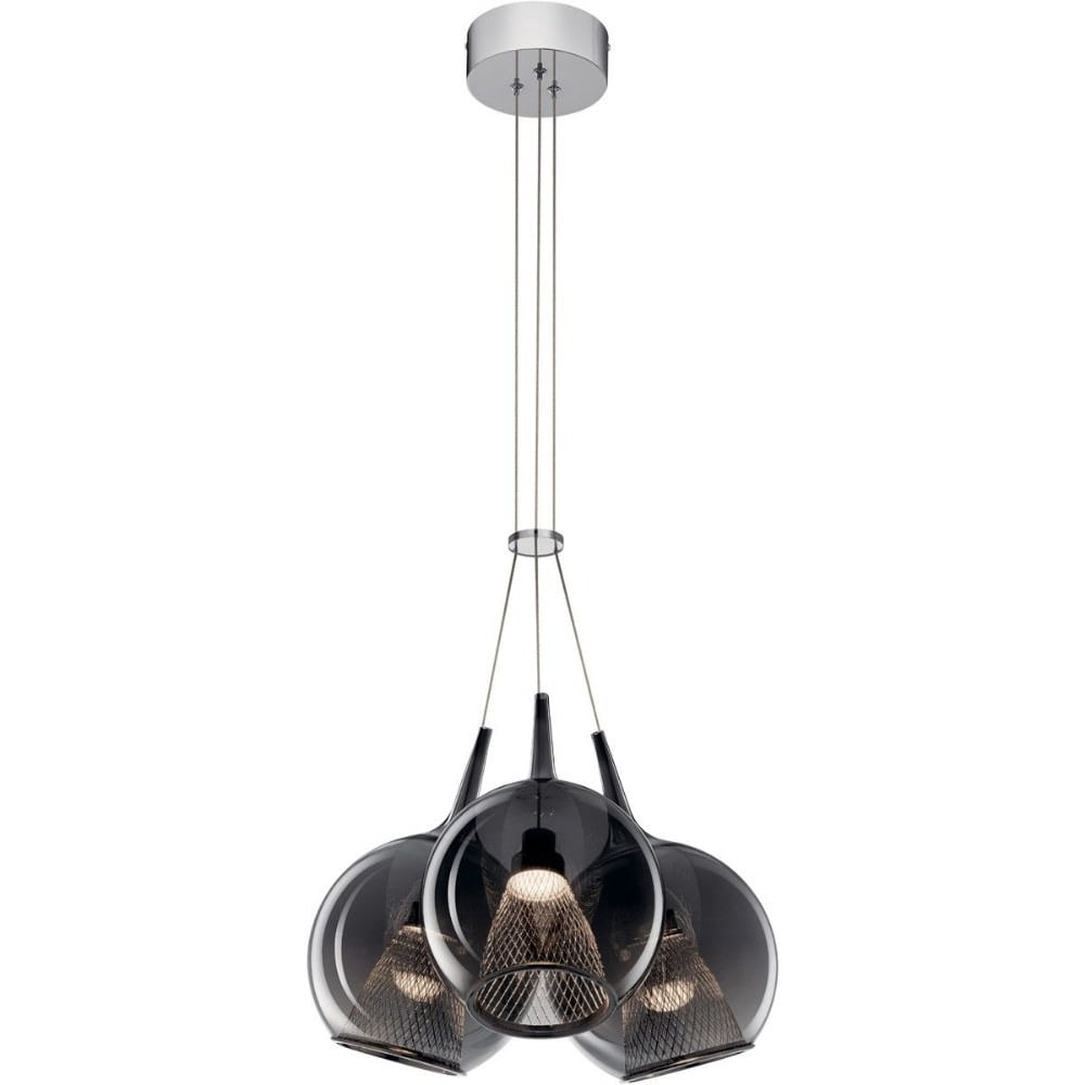Elan Lighting - Zin - 21.25 Inch 3 Led Cluster Pendant - Walmart.com