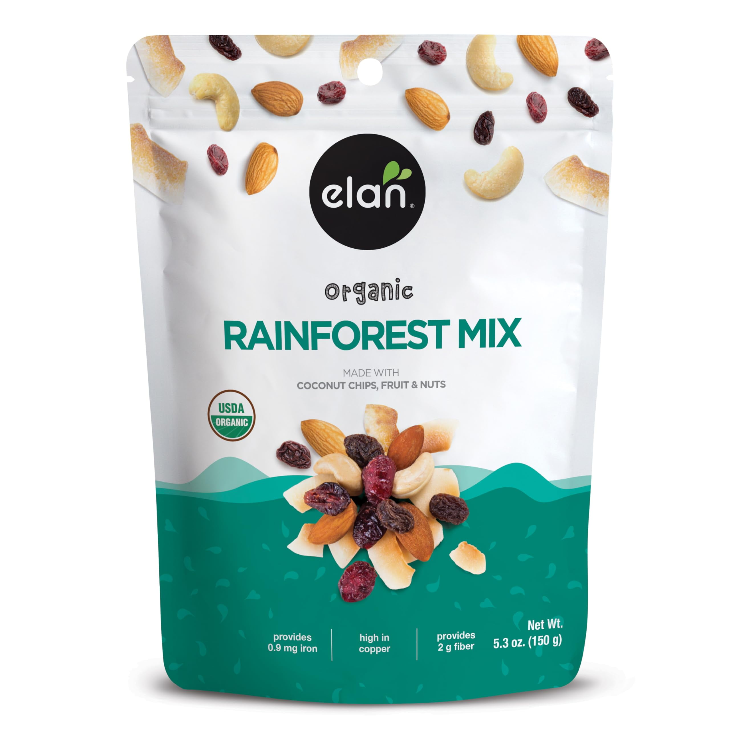 Elan Organic Rainforest Mix - Healthy Snack, 5.3 oz - Walmart Business ...
