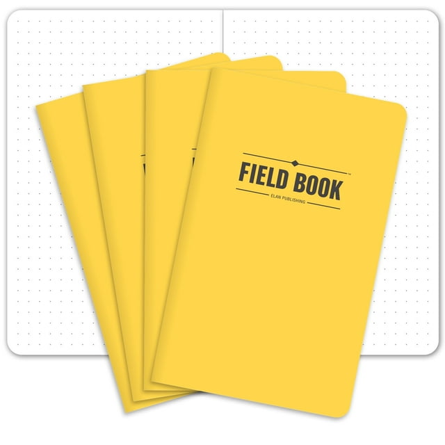 Elan Publishing Company Field Notebook/Journal - 5"x8" - Yellow Cover ...