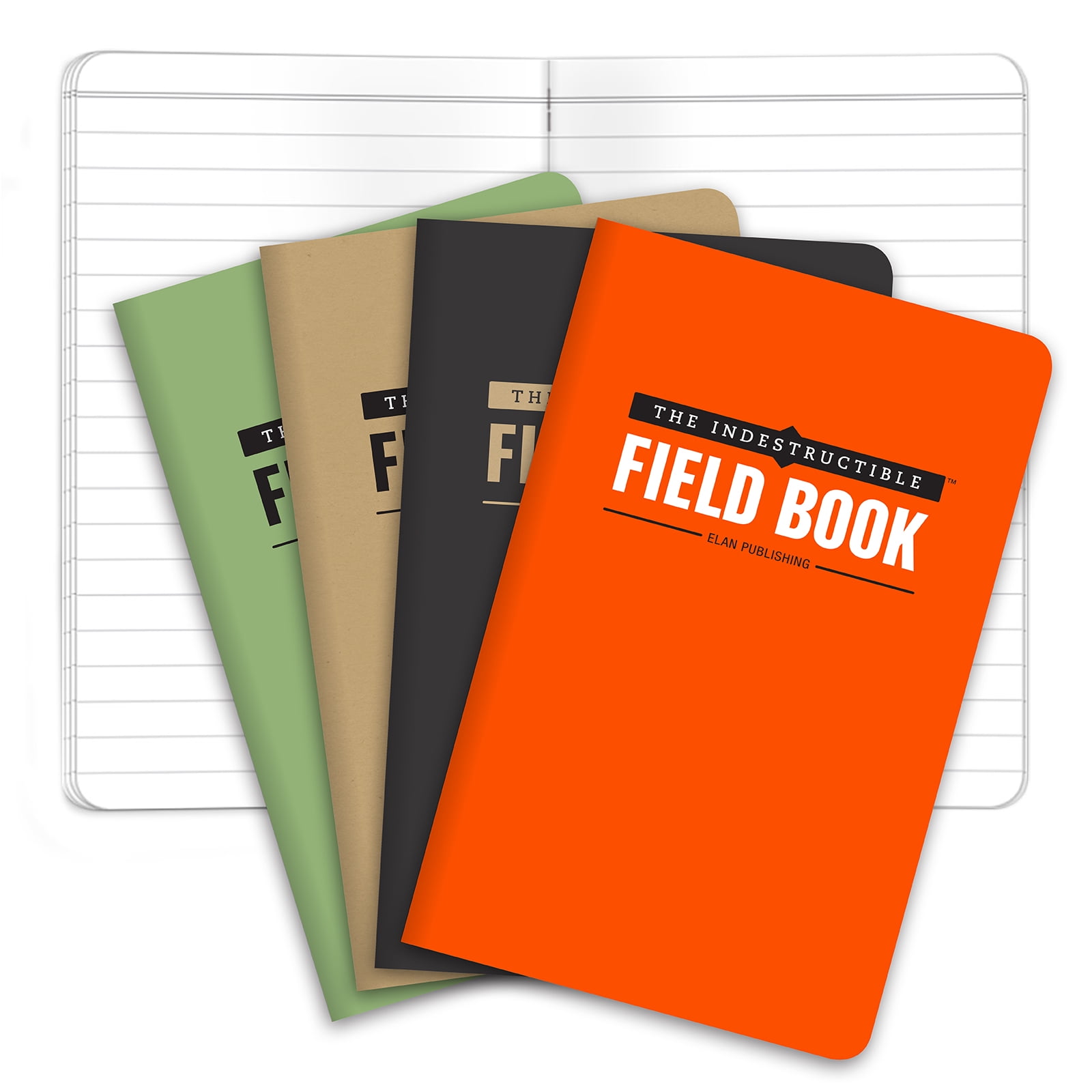 "Elan Waterproof, Tearproof Field Notebook - 3.5""x5.5"" - Combo Colors ...