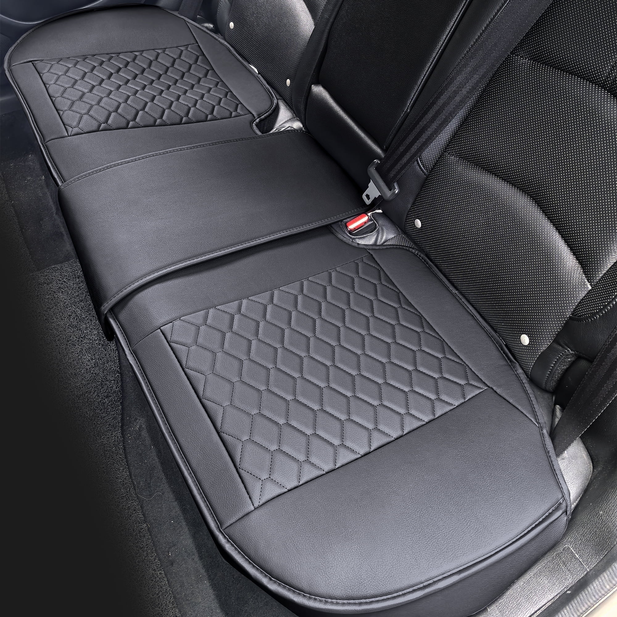 Elantrip Universal Leather Car Rear Seat Cover,Fits 49-56'', Non-Slip ...