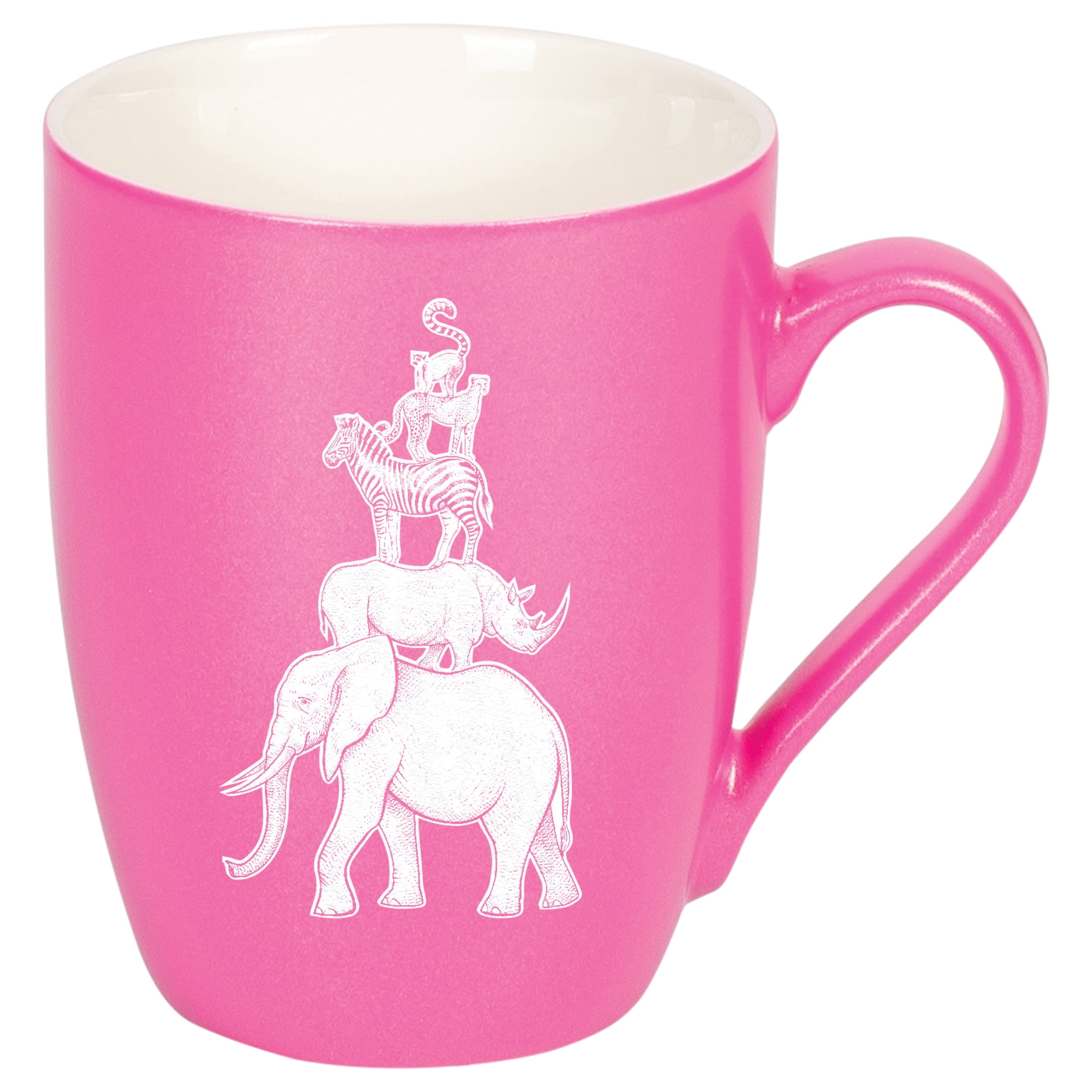 Elanze Designs 10 Ounce Ceramic Decorative Laser Engraved Elephant ...