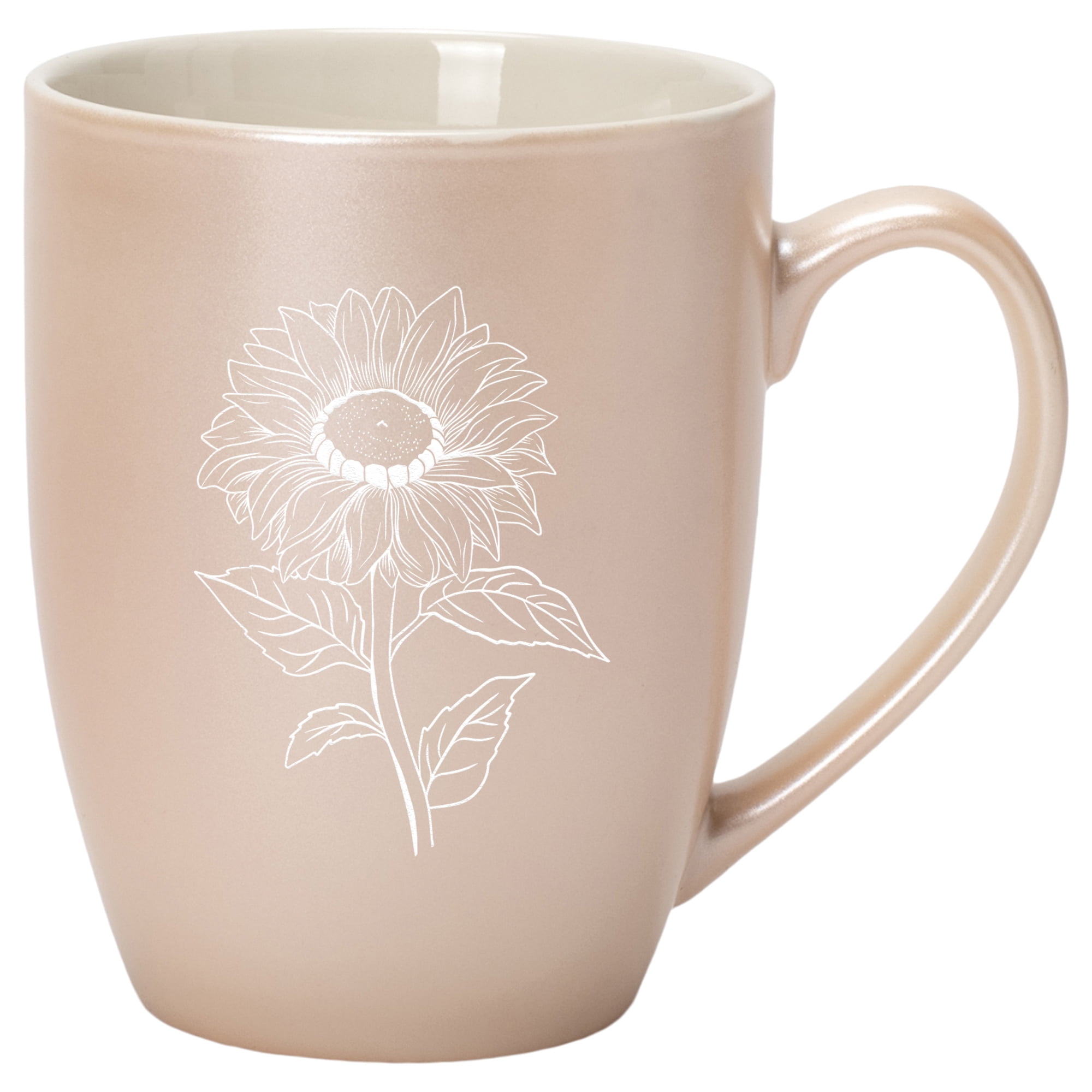 Elanze Designs 10 Ounce Metallic Finish New Bone China Tea Coffee Cup ...