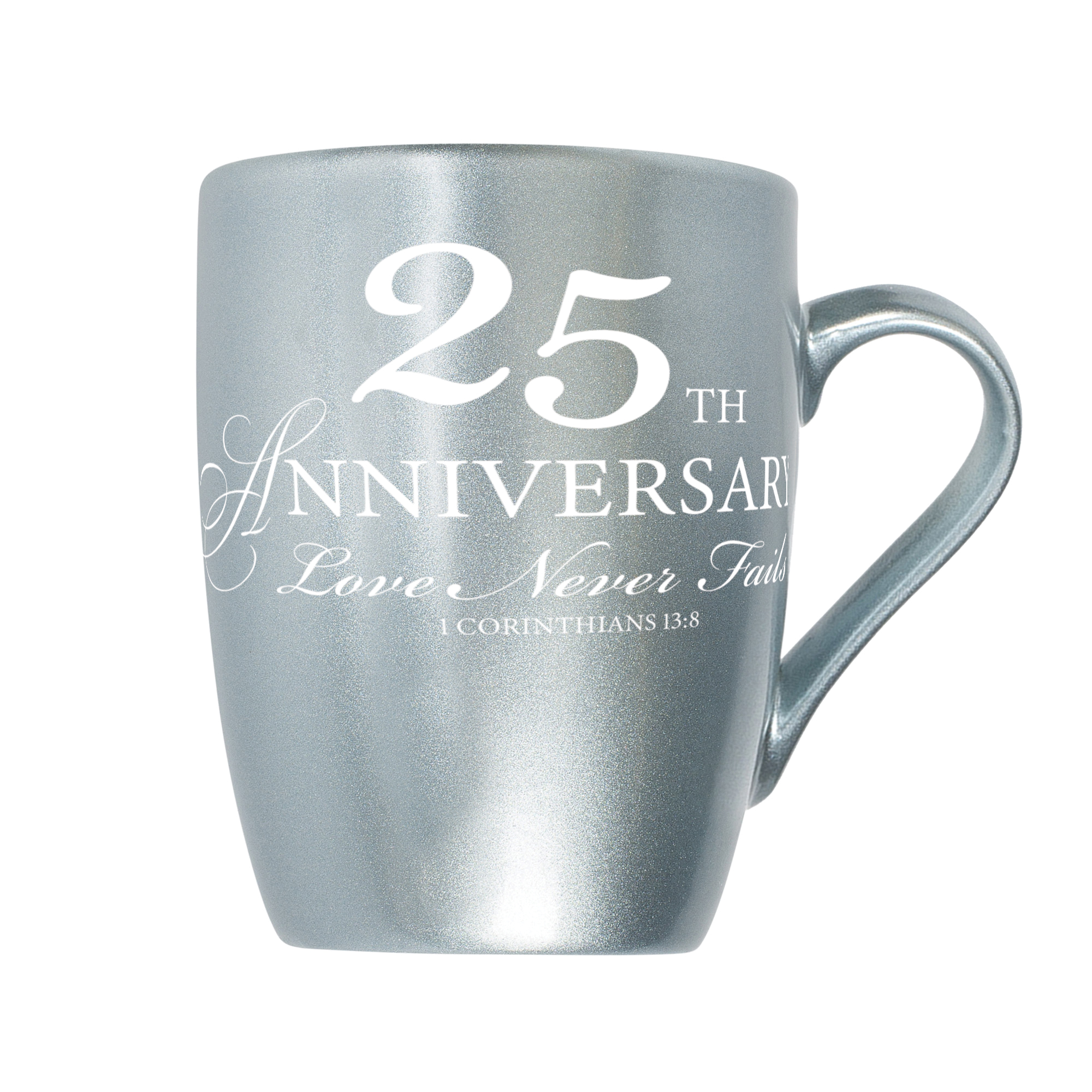 Elanze Designs 25Th Anniversary Love Never Fails 1 Corinthians 13:8 ...