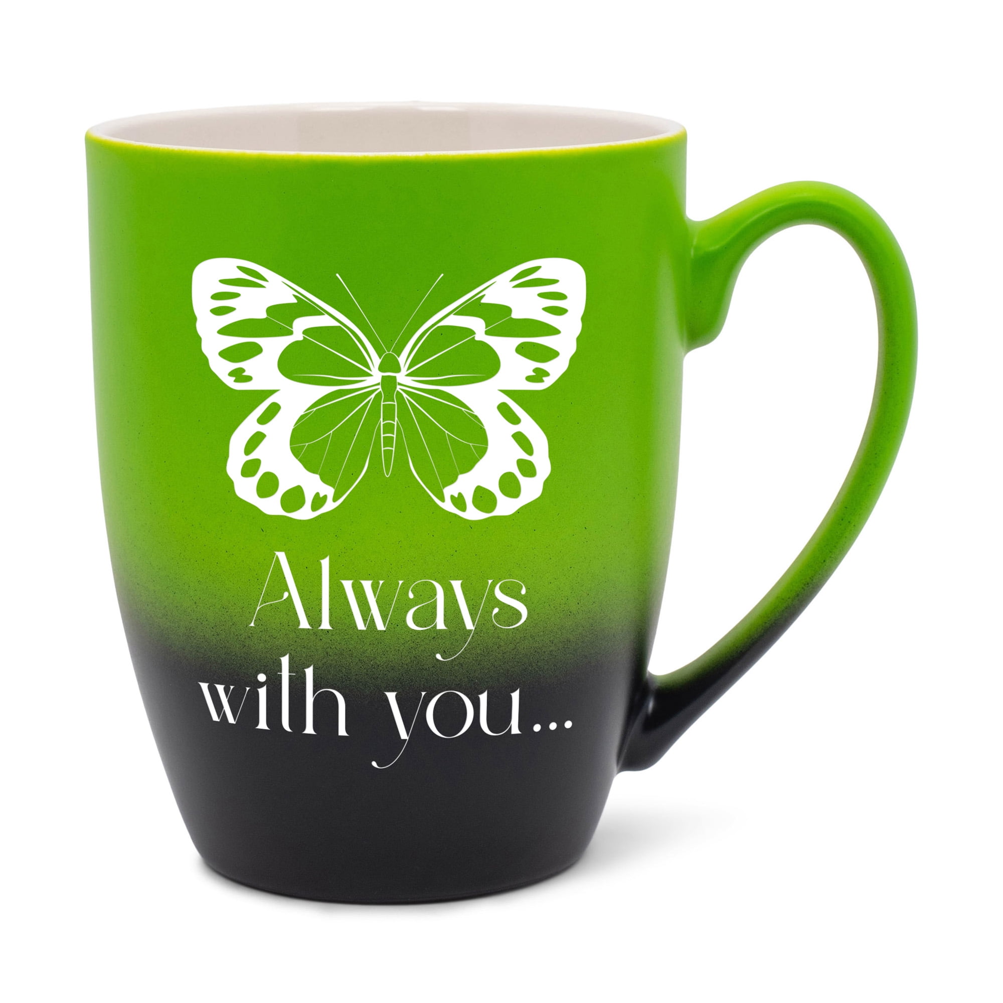 Elanze Designs Always With You Two Toned Ombre Matte Green and Black 12 ...