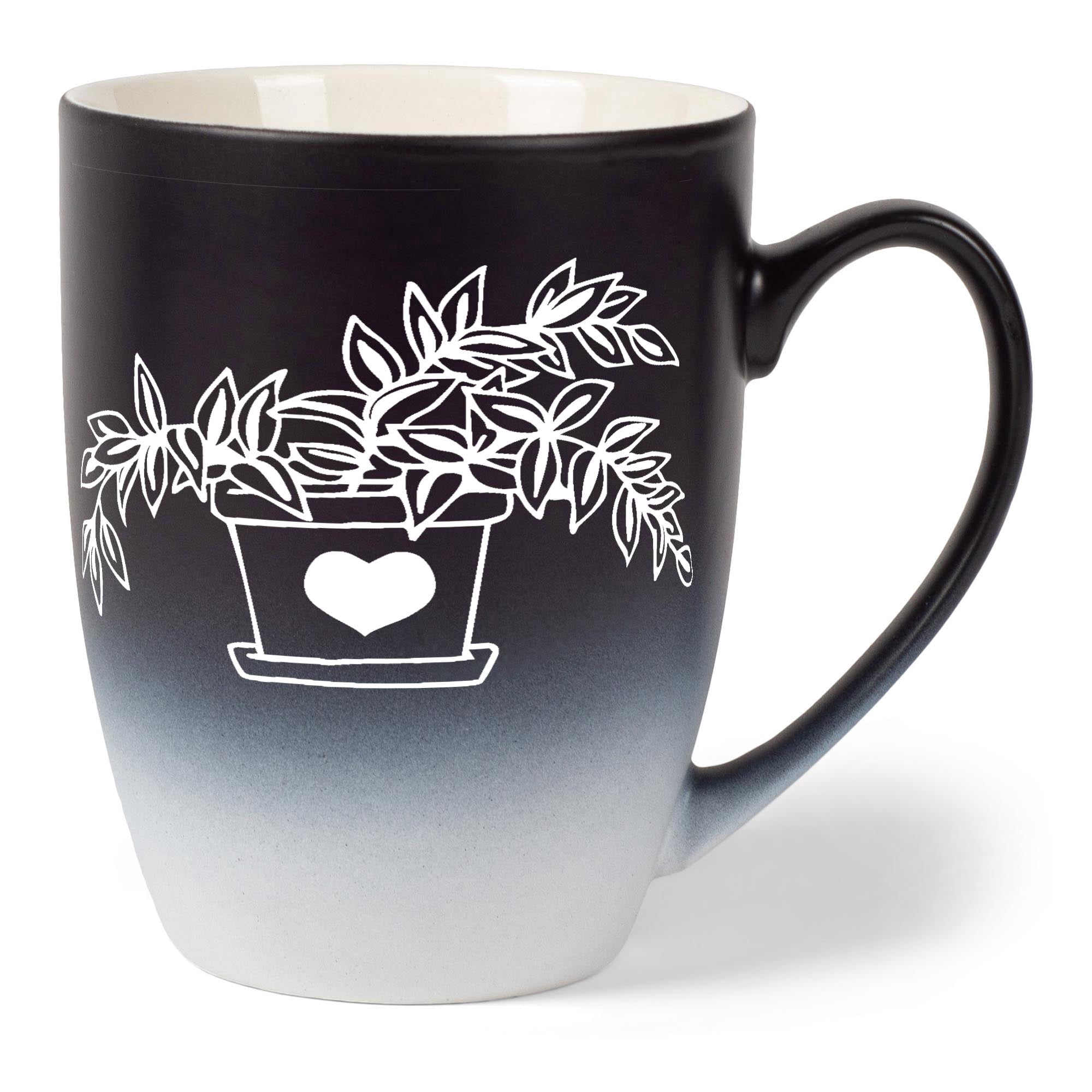 Elanze Designs Botanical Foliage Nature Coffee Cup Mug 12 Ounce Ceramic ...